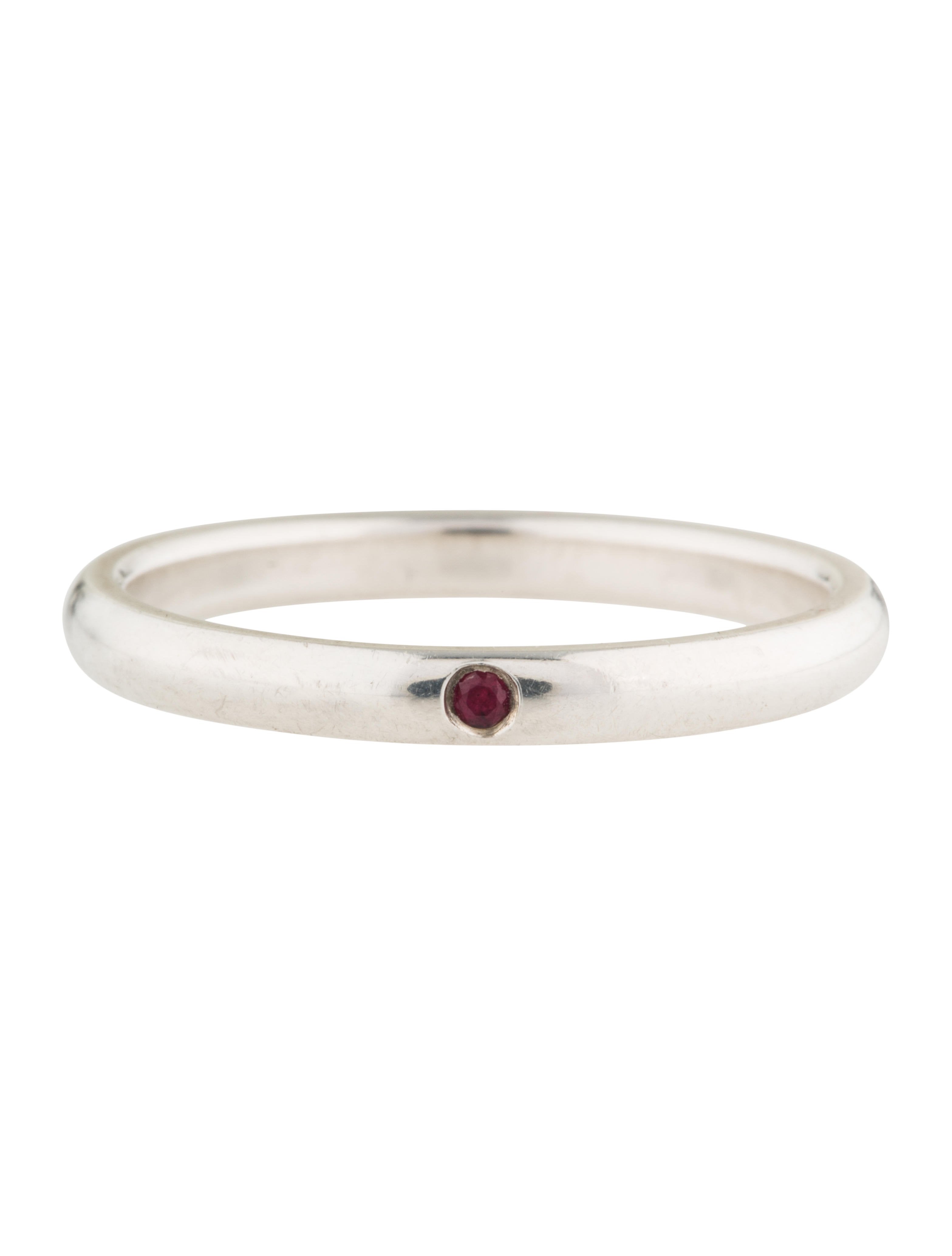 Tiffany & Co. Elsa Peretti Ruby Stackable Ring - Rings - TIF56425 | The RealReal