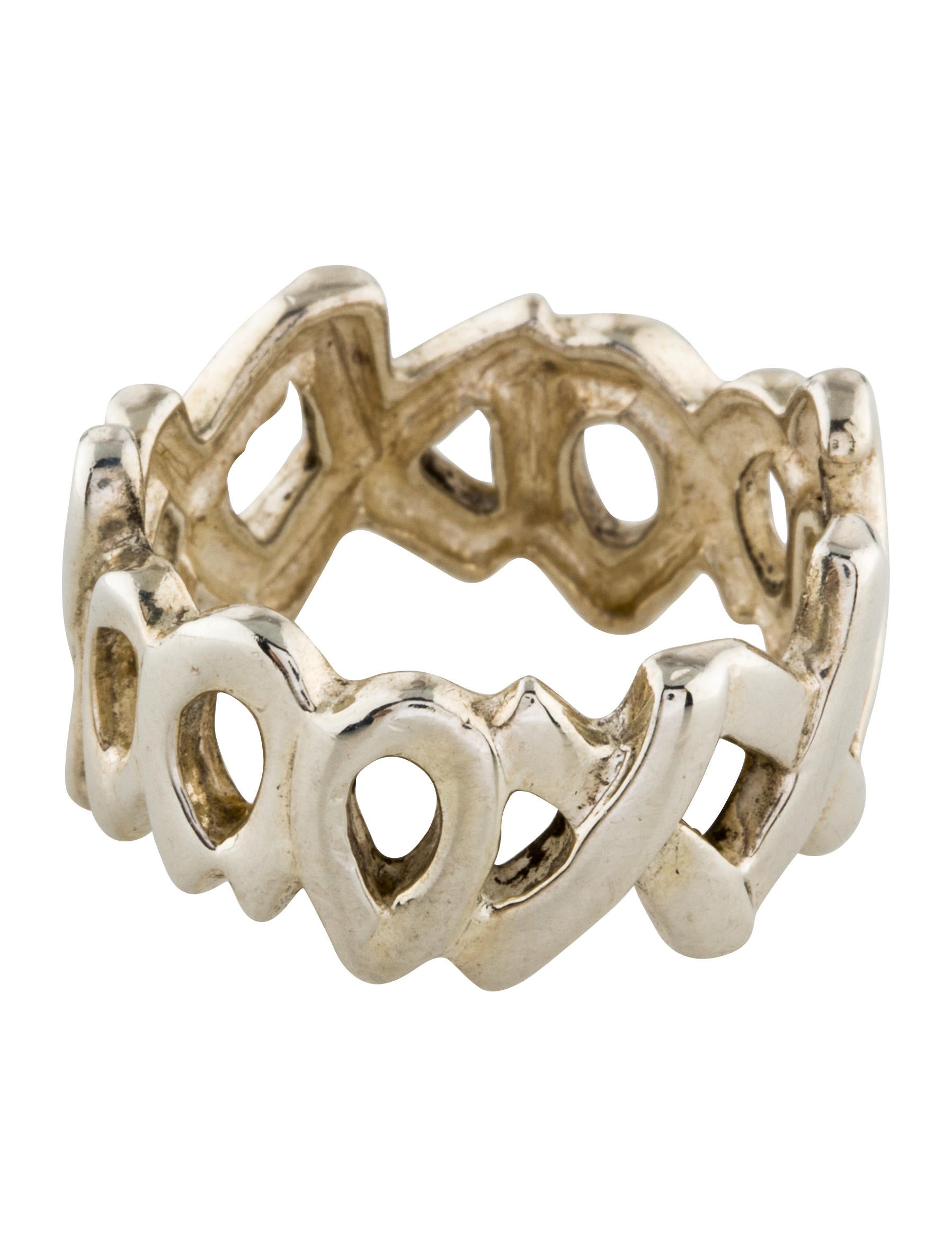 Tiffany & Co. XO Ring - Sterling Silver Band, Rings - TIF56861 | The ...