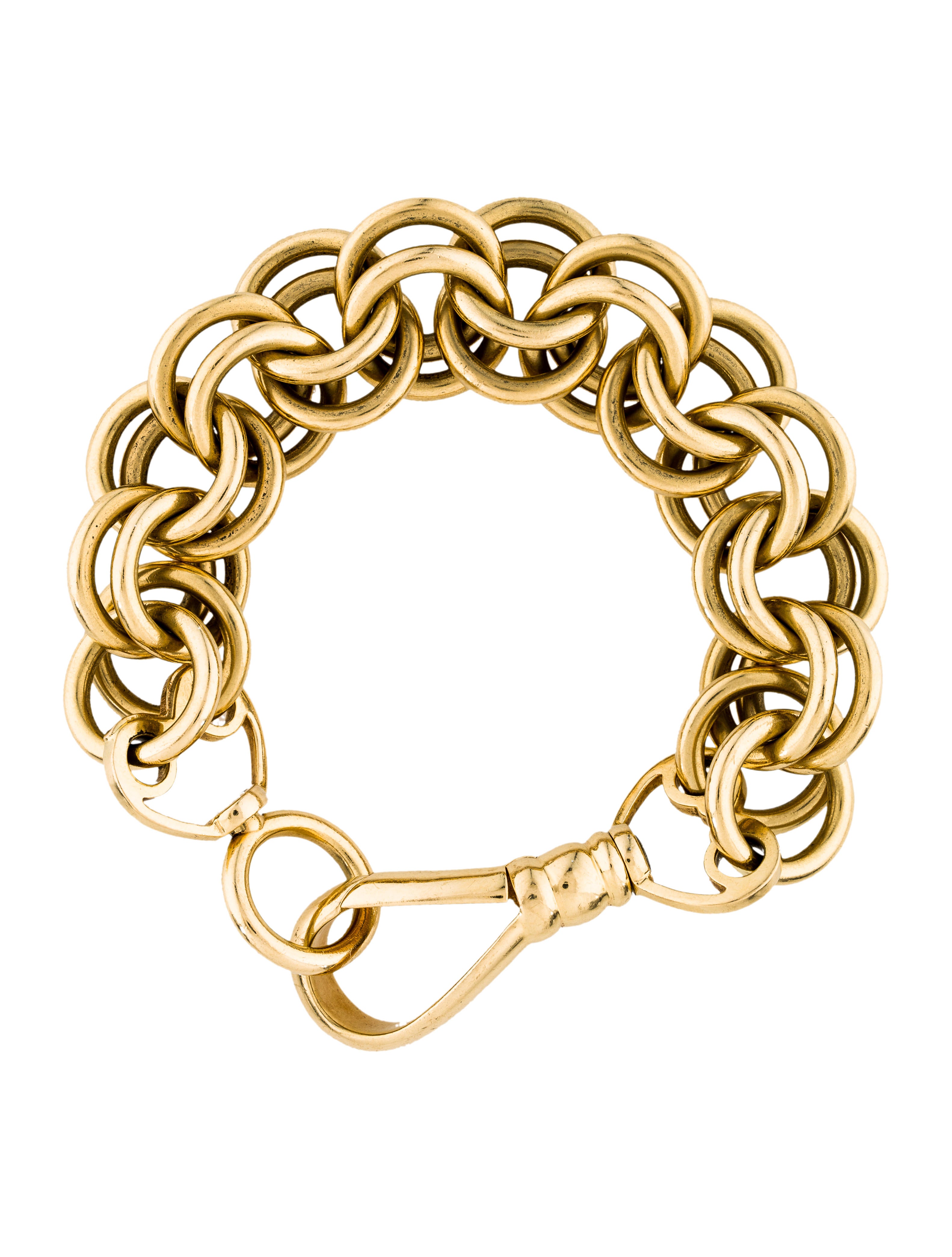 Tiffany & Co. 18K Schlumberger Large Link Bracelet - Bracelets ...