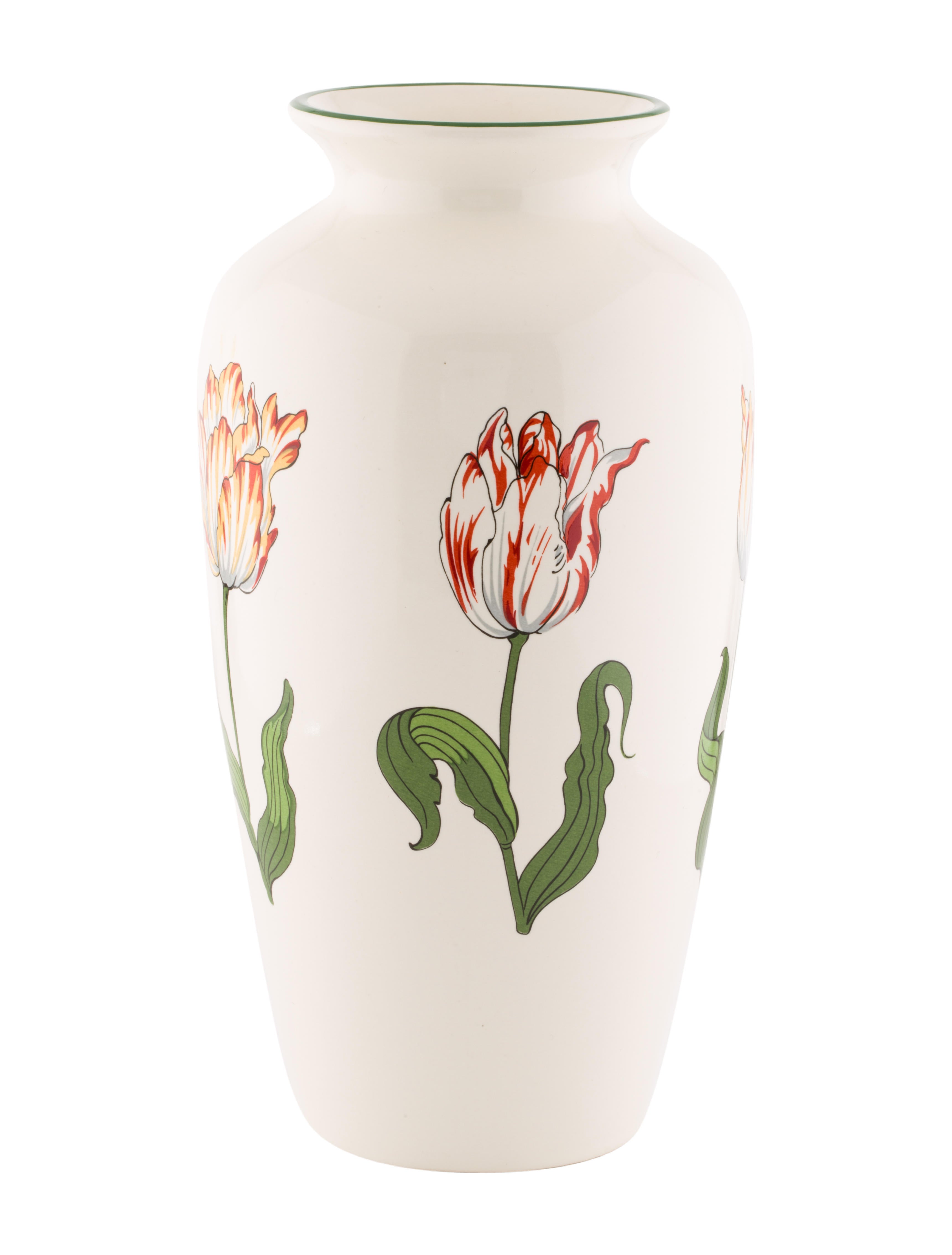 Tiffany & Co. Tiffany Tulips Ceramic Vase - Decor & Accessories ...