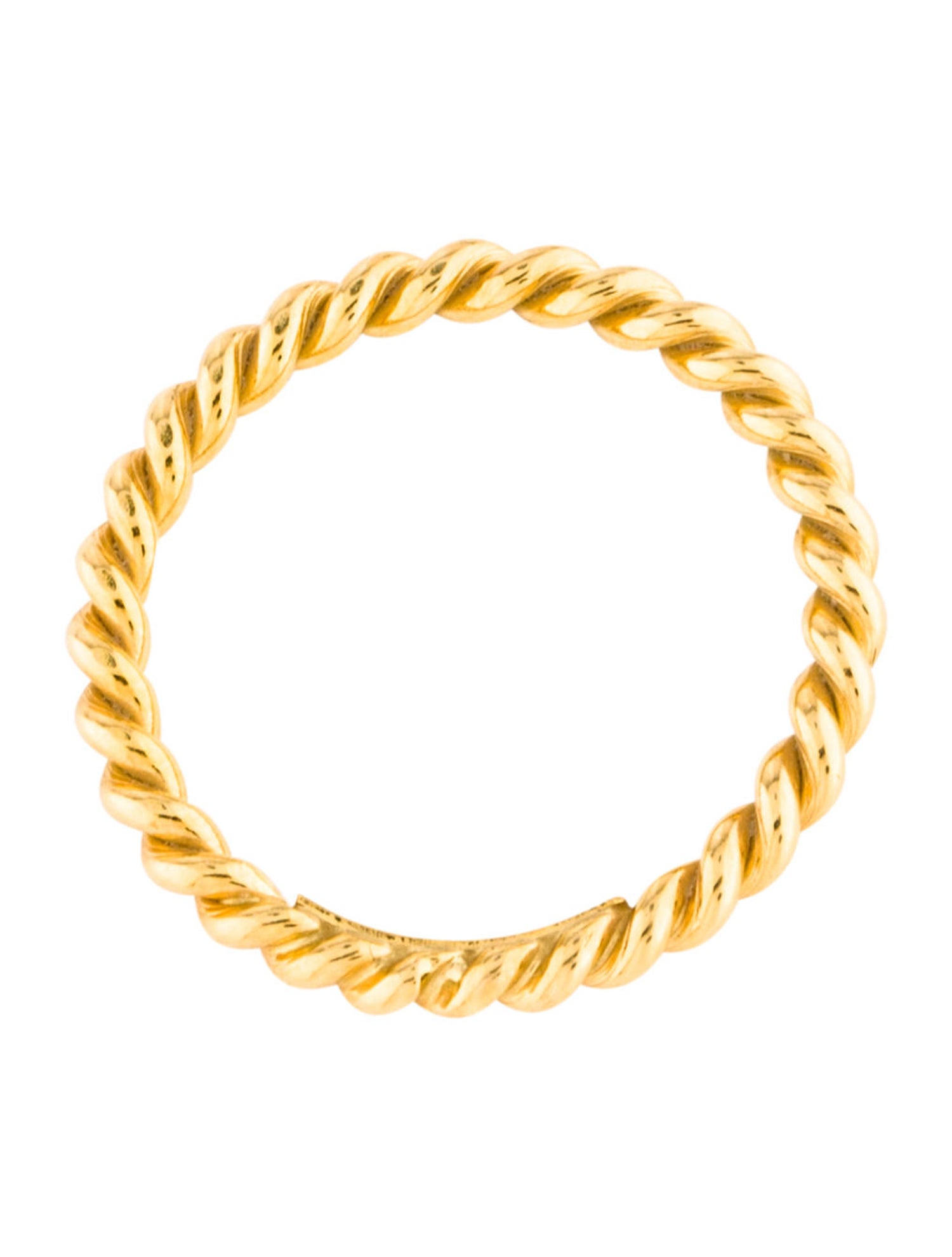 Tiffany & Co. 18K Rope Ring - Rings - TIF96735 | The RealReal