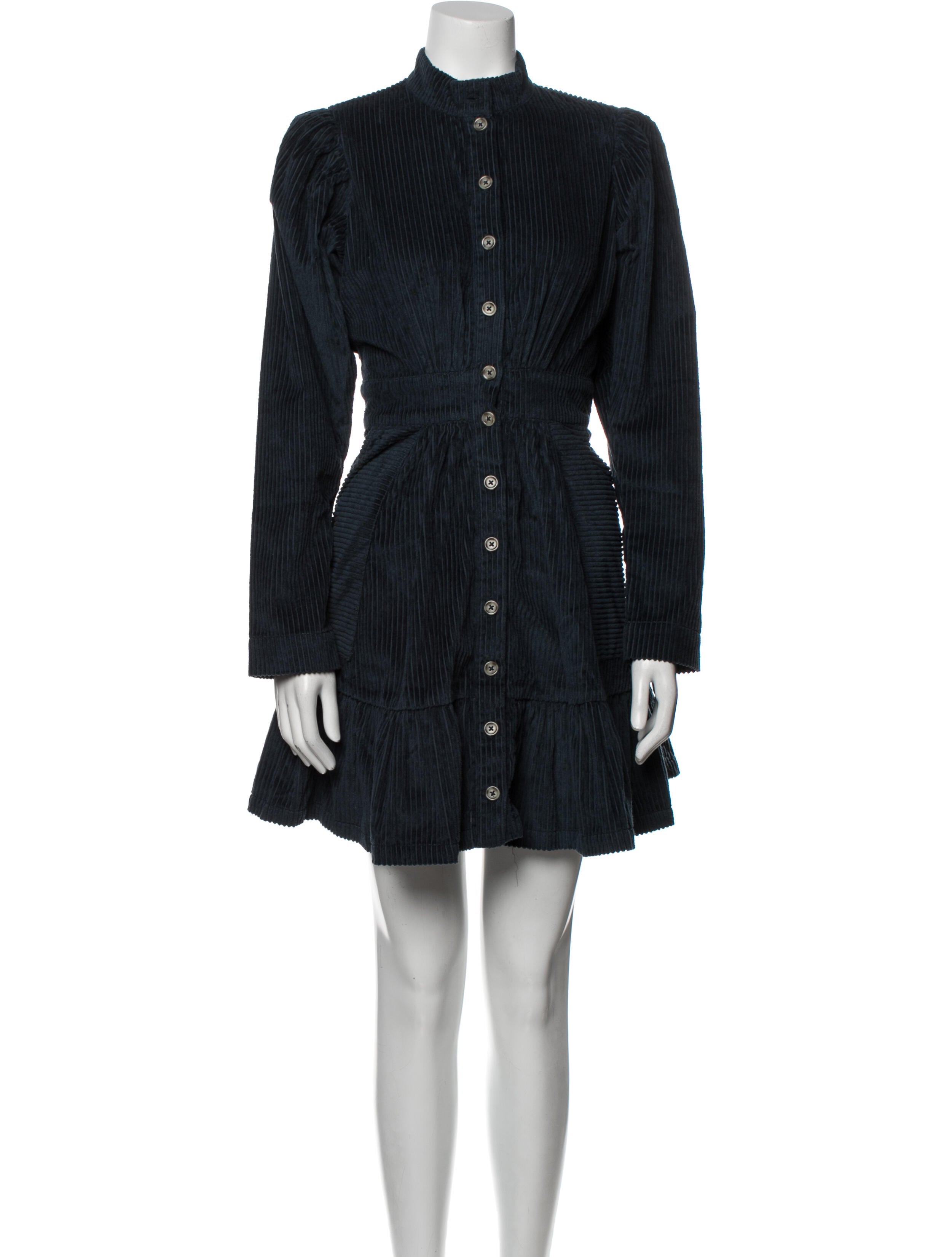 Timo Weiland Mock Neck Mini Dress - Blue Dresses, Clothing - TIM23906 ...