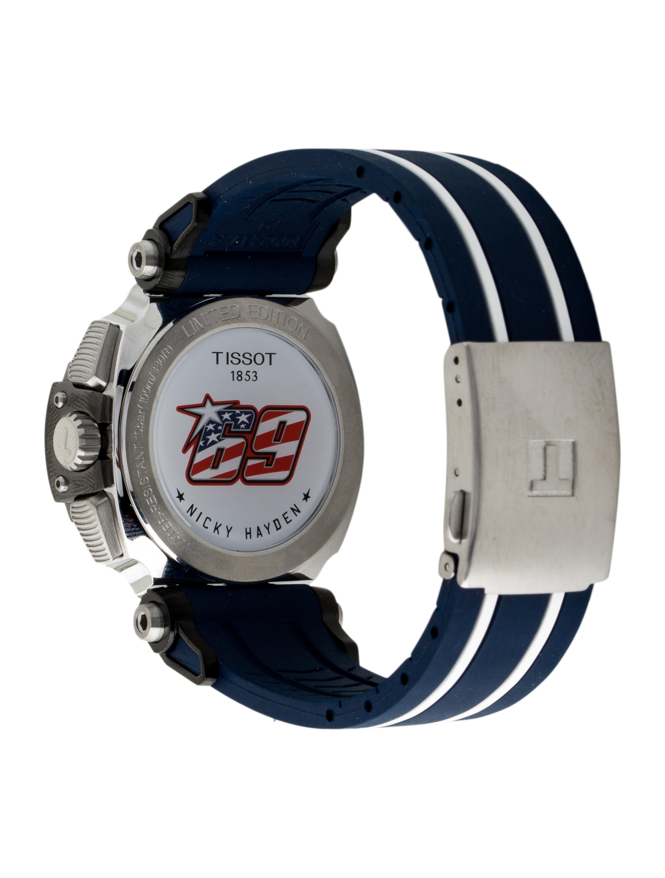 Tissot Nicky Hayden Limited Edition 2016 Chronograph Watch - T092.417 ...