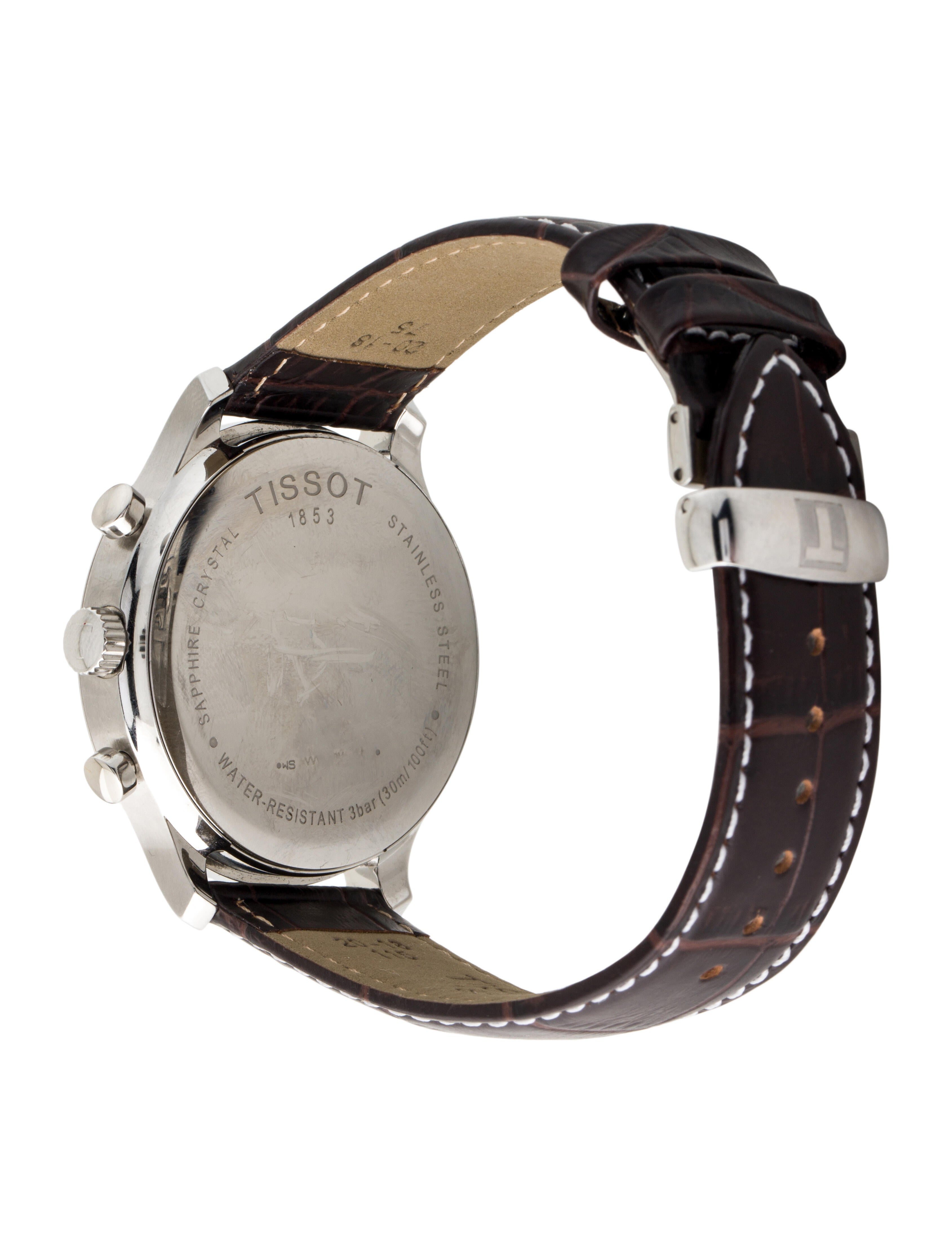 Tissot Tradition Chronograph Watch - T063617A // T063.617.16.037.00 | The RealReal