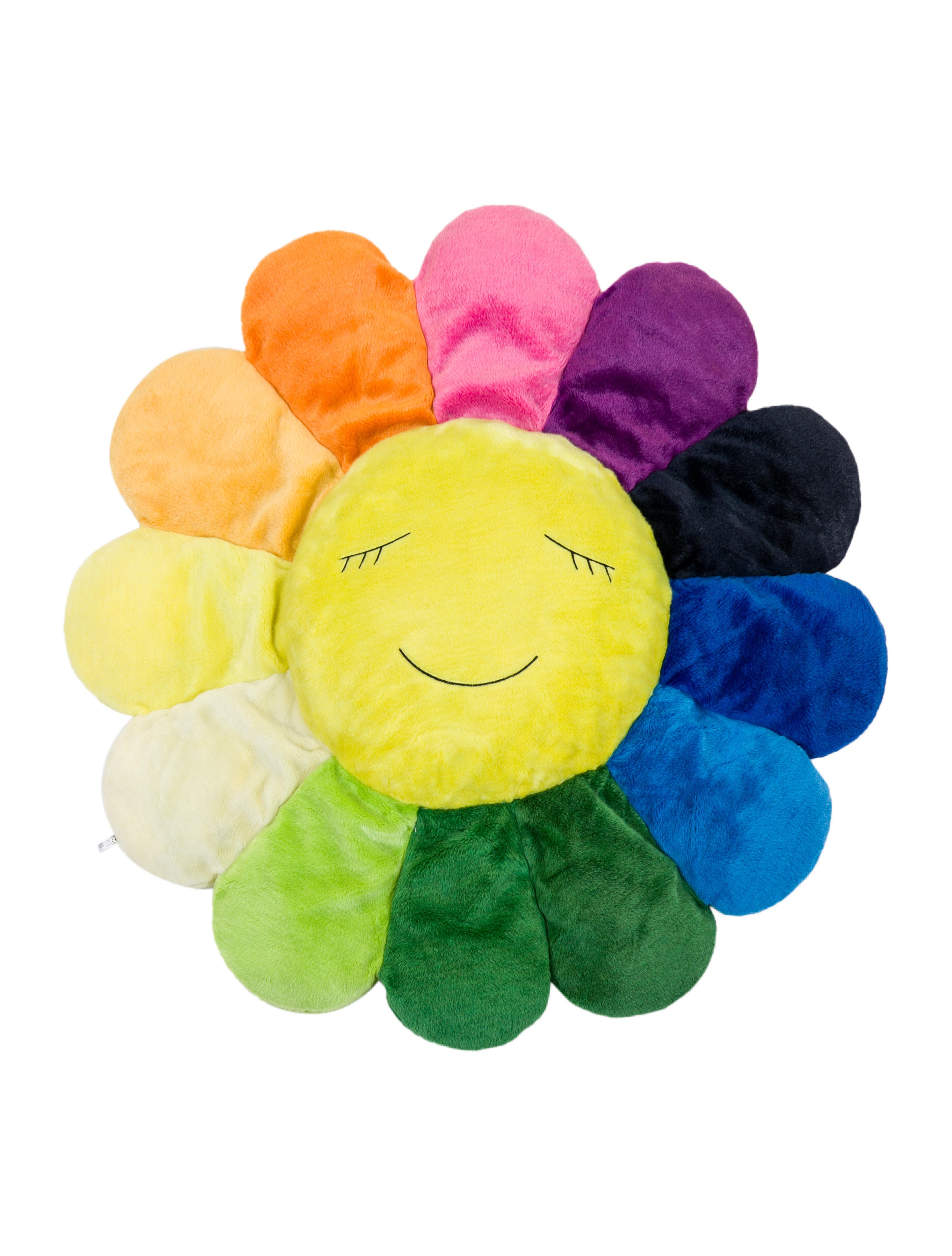 Takashi Murakami 1M Flower Plush - Pillows, Pillows & Throws | The RealReal