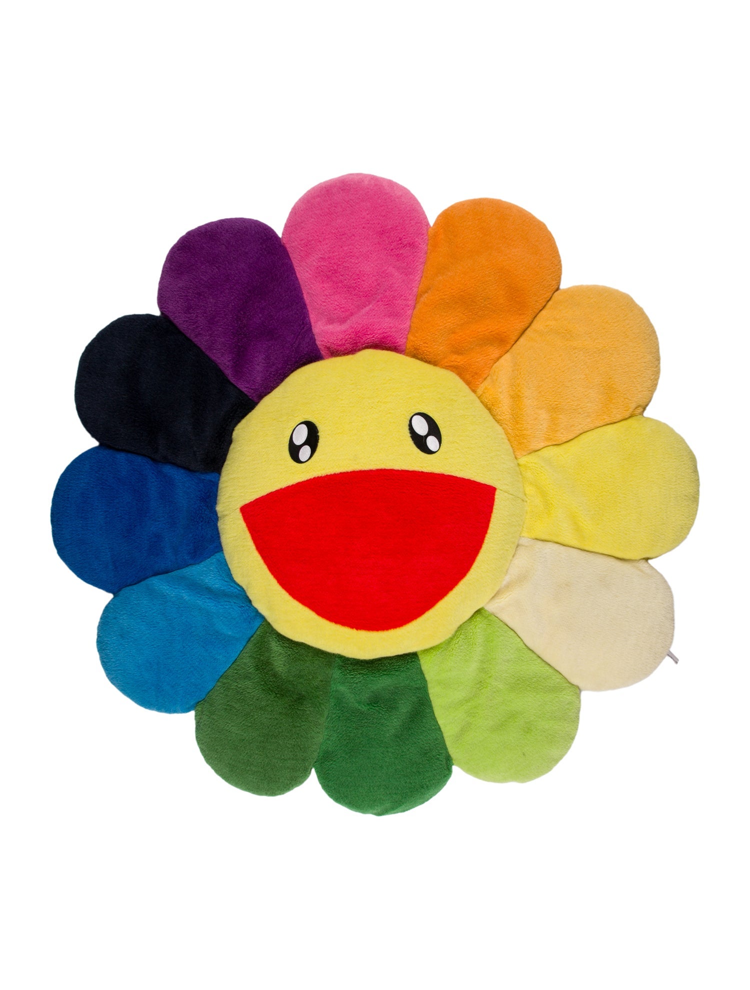Takashi Murakami Flower Plush 100CM - Blue Pillows, Pillows & Throws ...
