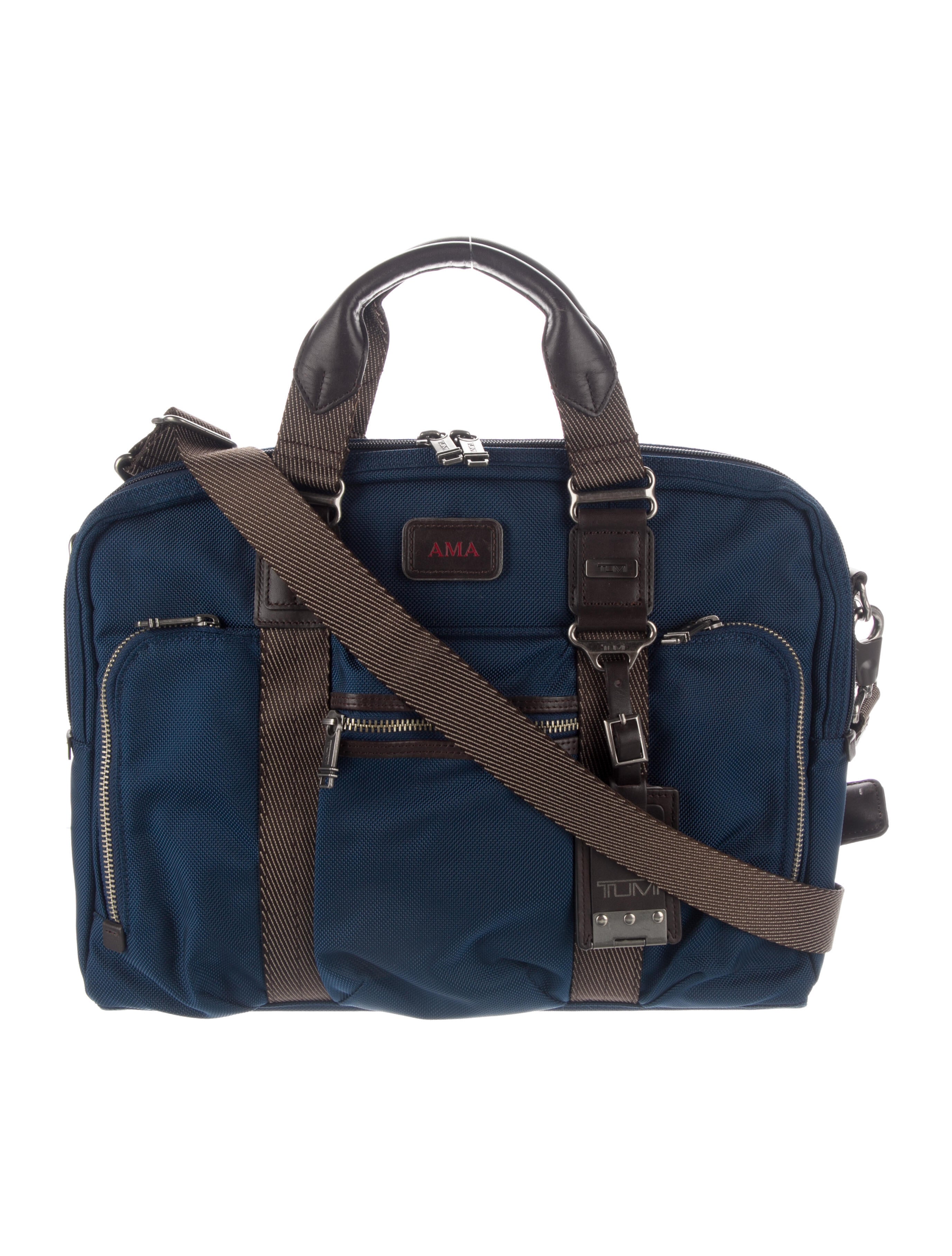 Tumi Canvas Briefcase - Blue Briefcases, Bags - TMI46869 | The RealReal