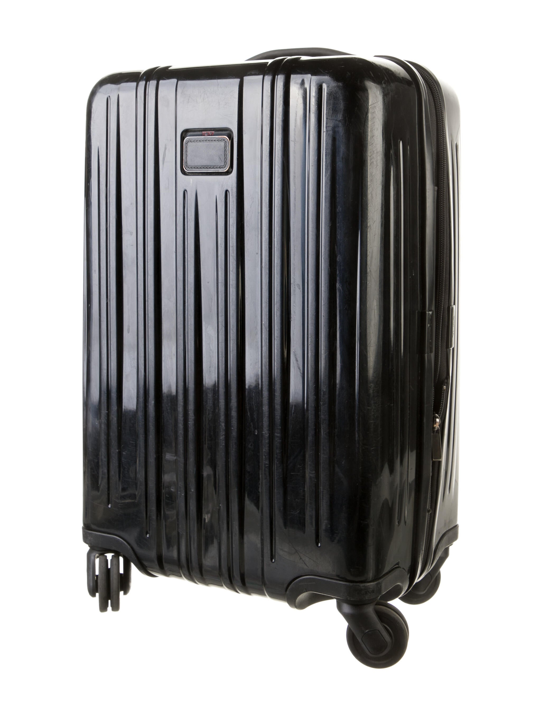 Tumi Plastic Rolling Suitcase - Black Luggage and Travel, Handbags ...