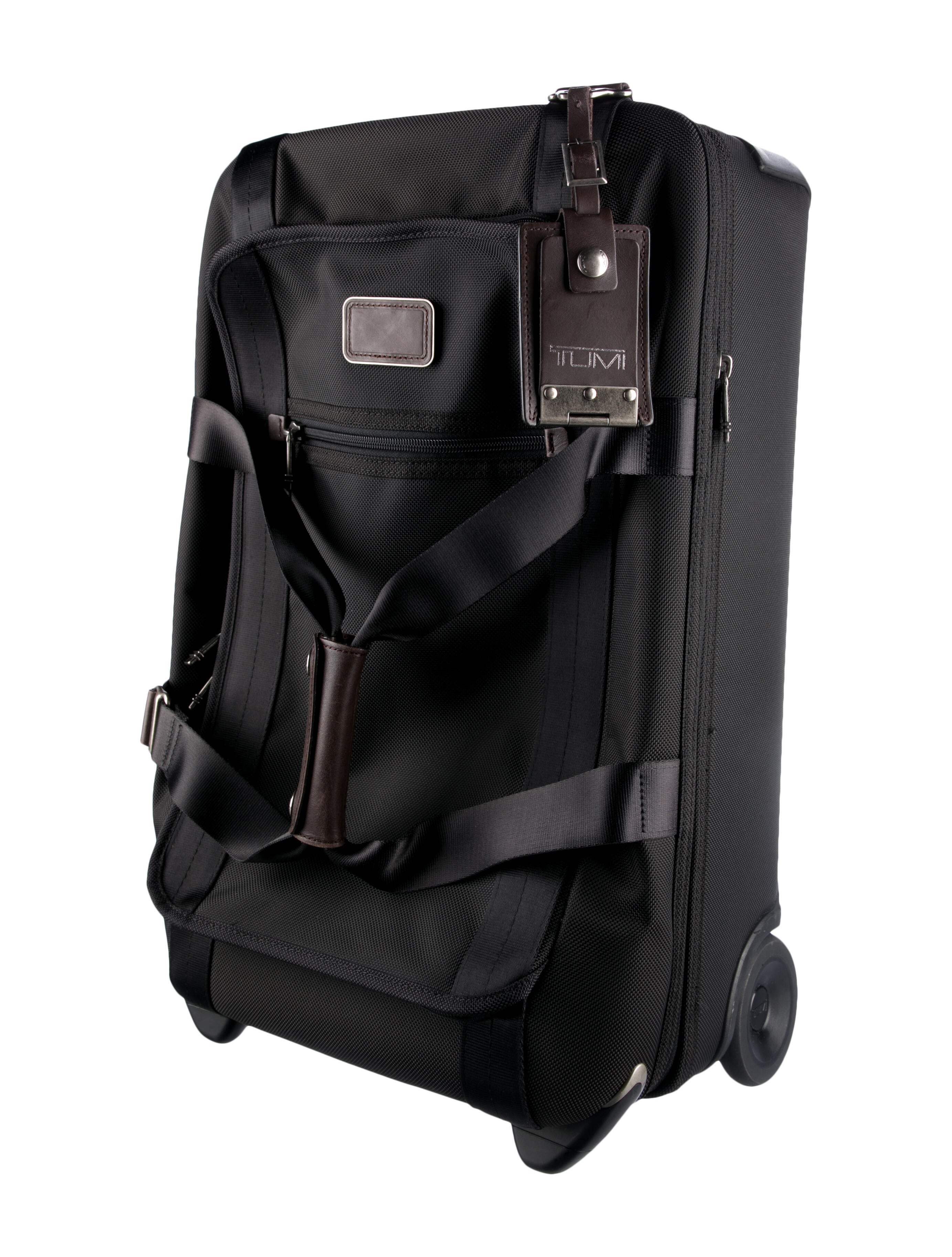 Tumi Nylon Rolling Suitcase - Black Suitcases, Luggage - TMI50570 | The ...