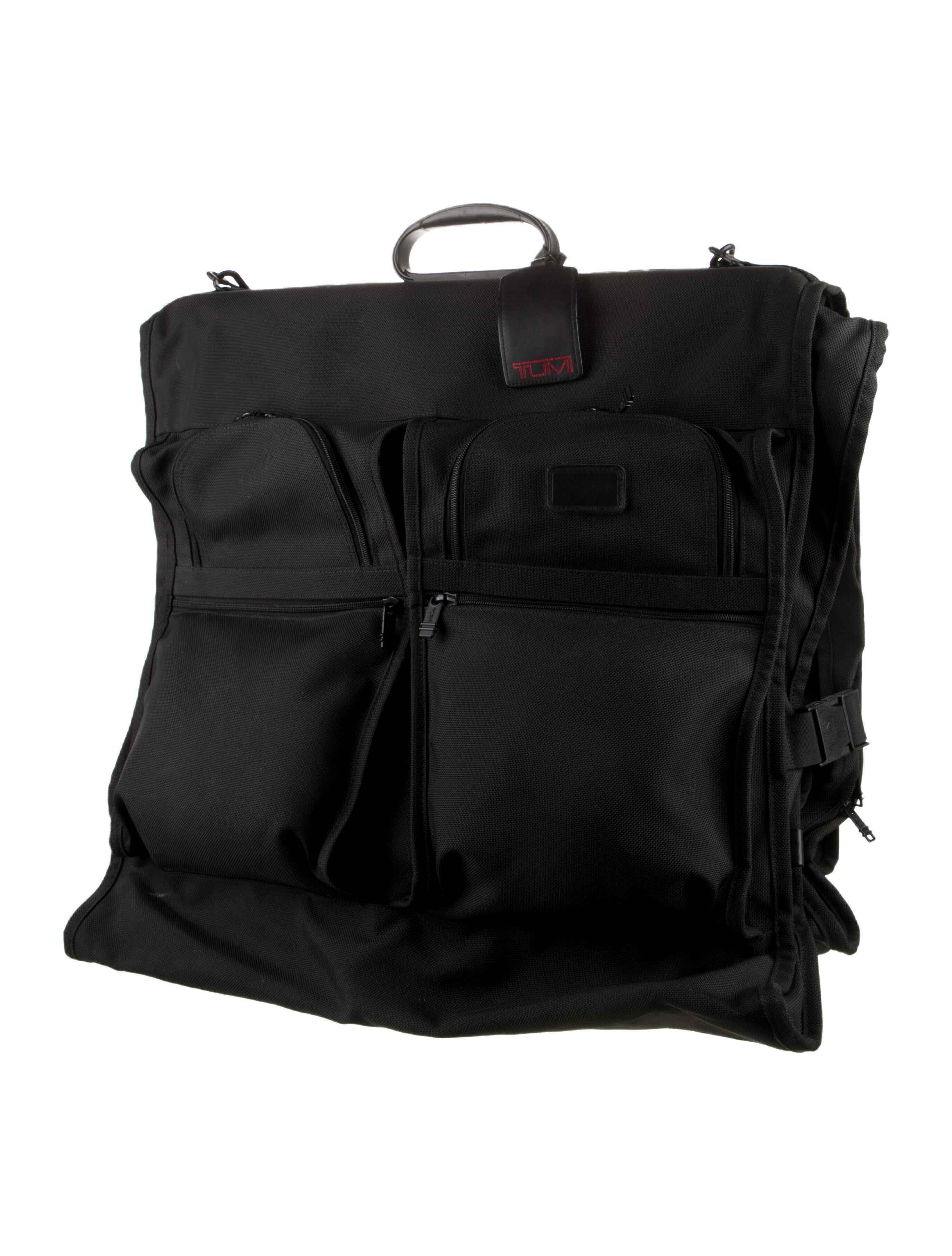 Tumi Leather-Trimmed Garment Bag - Black Garment Covers, Bags ...