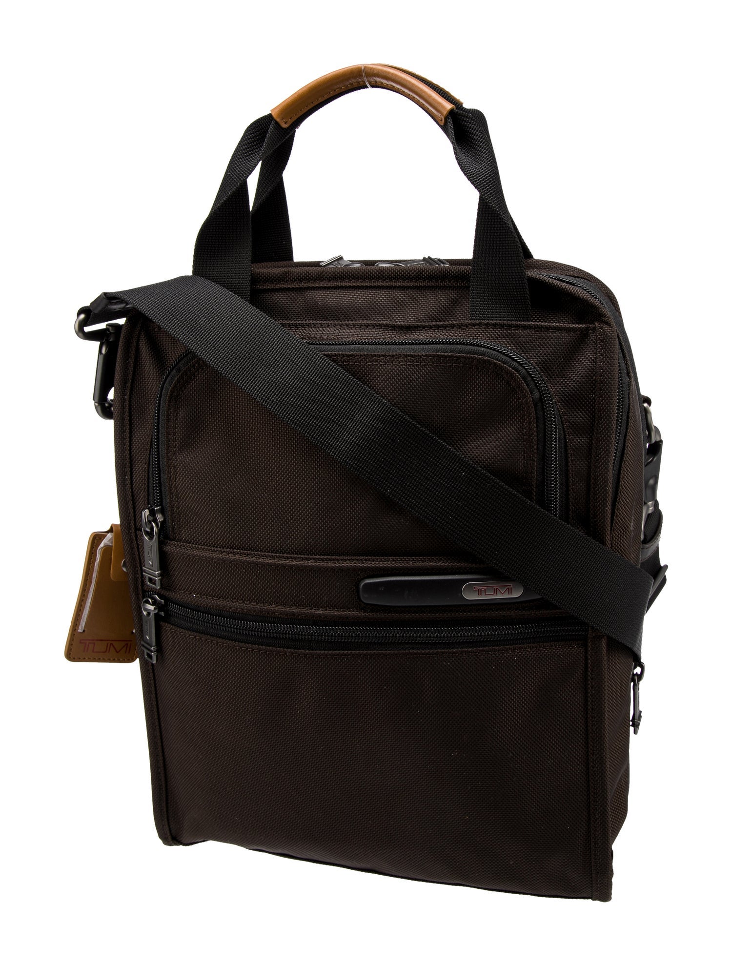 Saint Laurent Leather-Trimmed Messenger Bag - Black Messenger Bags ...