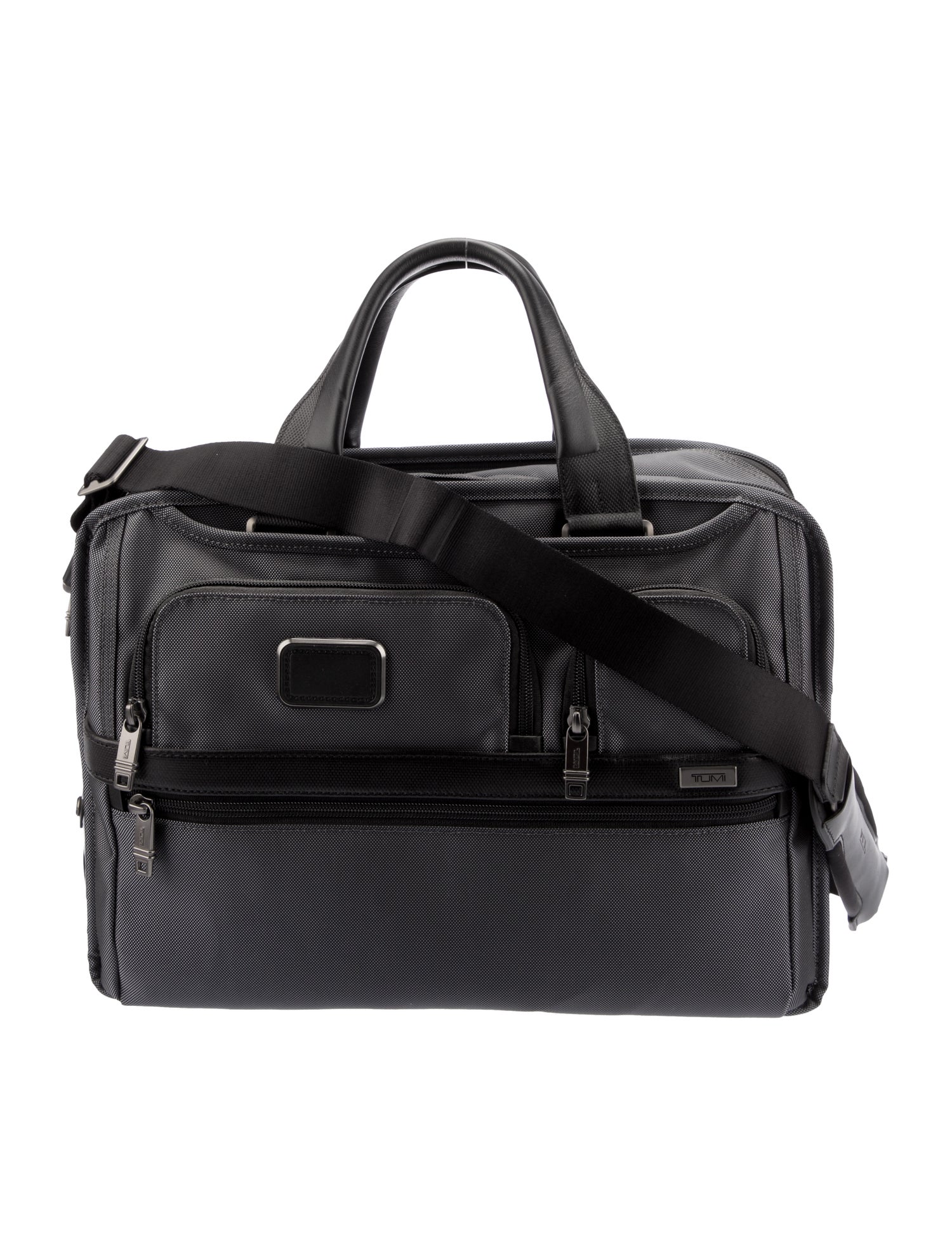 Gianni Versace Vintage Nylon Medusa Briefcase - Black Briefcases, Bags ...