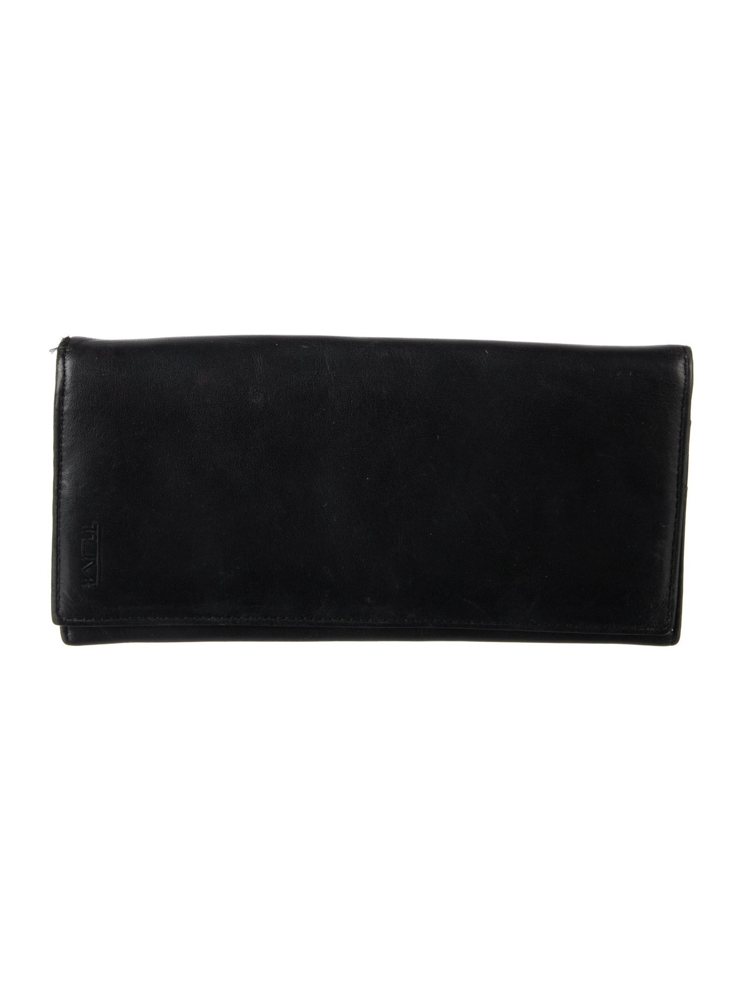 Tumi Leather Continental Wallet - Black Wallets, Accessories - TMI54884 | The RealReal