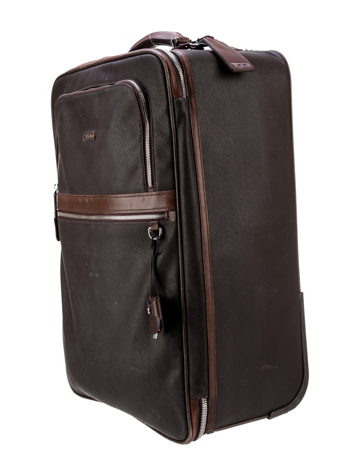 Tumi Canvas Rolling Suitcase - Black Luggage and Travel, Handbags ...