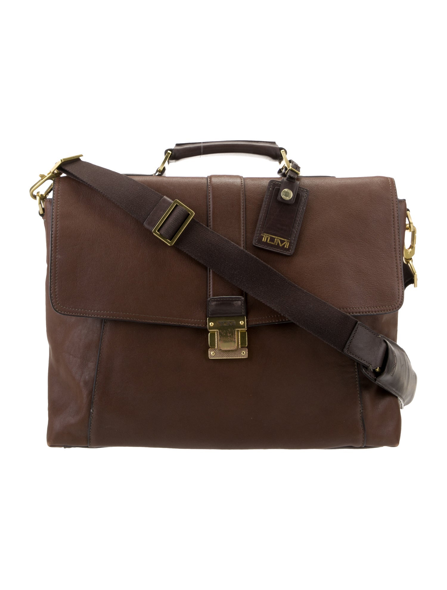 Tumi Leather Briefcase - Brown Briefcases, Bags - TMI55942 | The RealReal