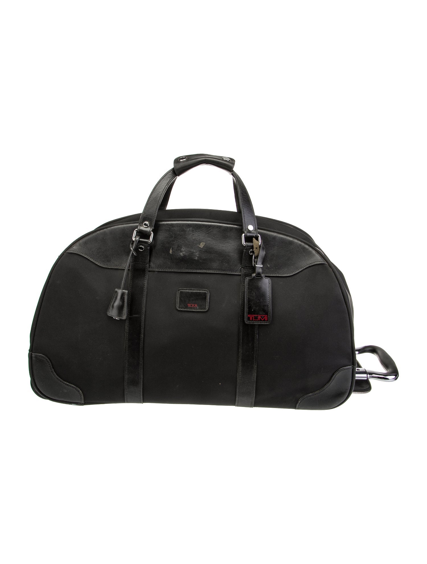 Tumi Gold Tone Leather Travel Bag - Blue Luggage and Travel, Handbags ...