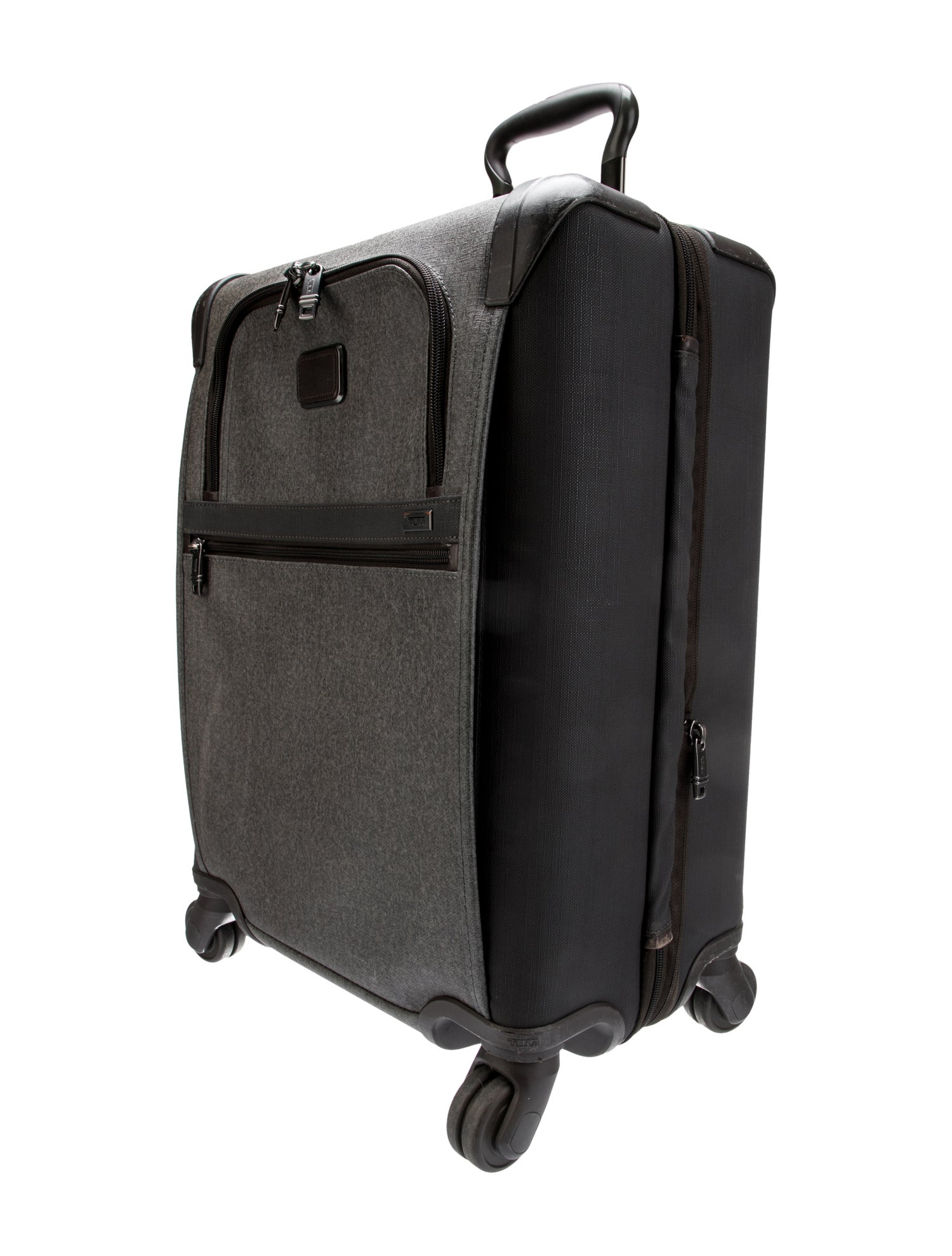 Tumi Leather Trimmed Suitcase - Grey Luggage and Travel, Handbags ...