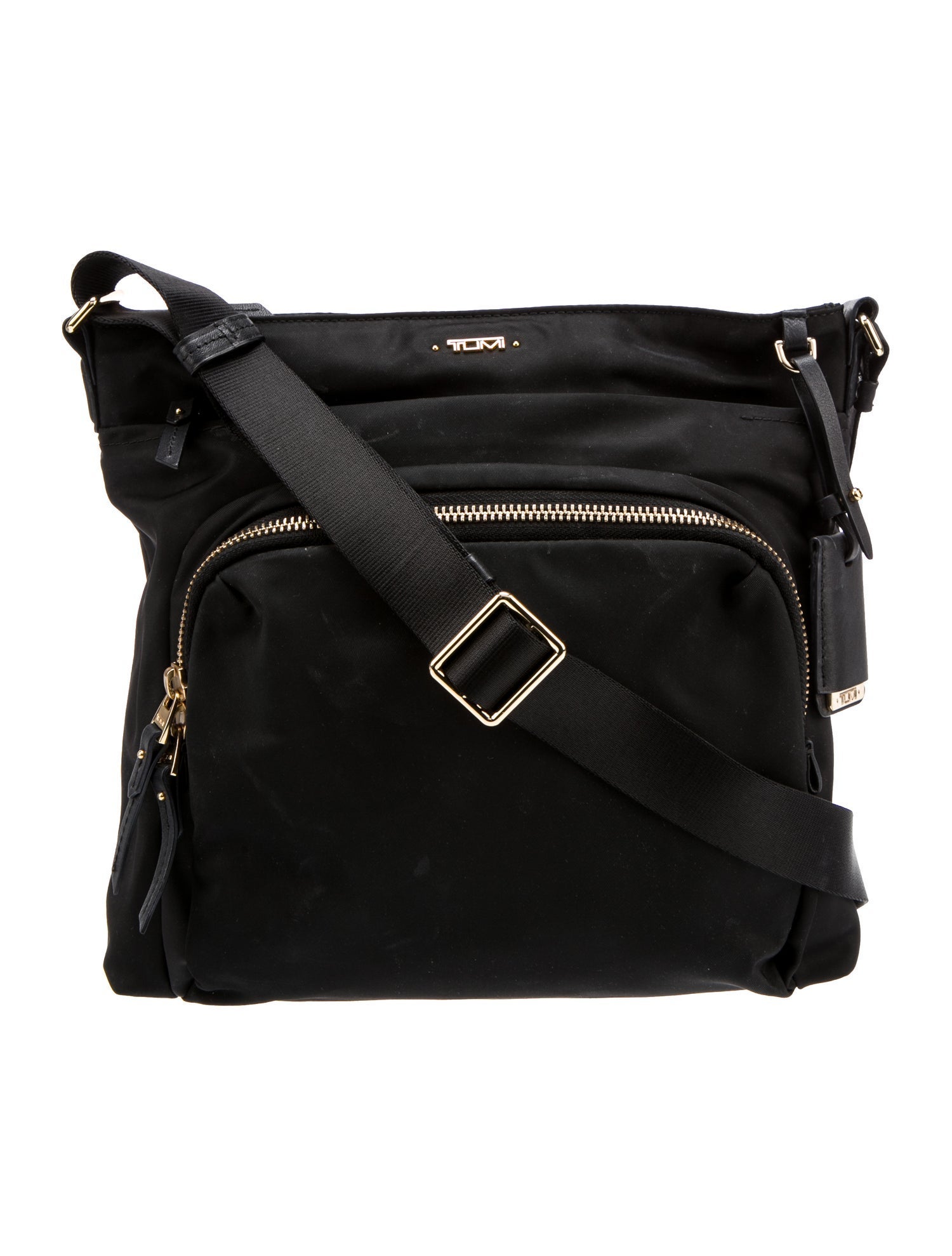 Tumi Leather Shoulder Bag - Black Crossbody Bags, Handbags - TMI56698 ...