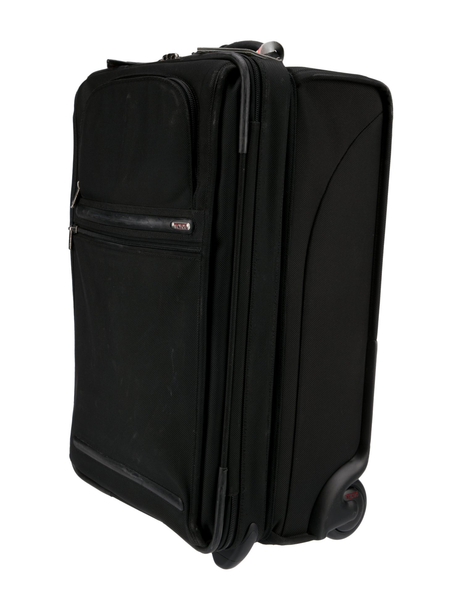 Tumi Leather-Trimmed Nylon Suitcase - Black Suitcases, Luggage ...