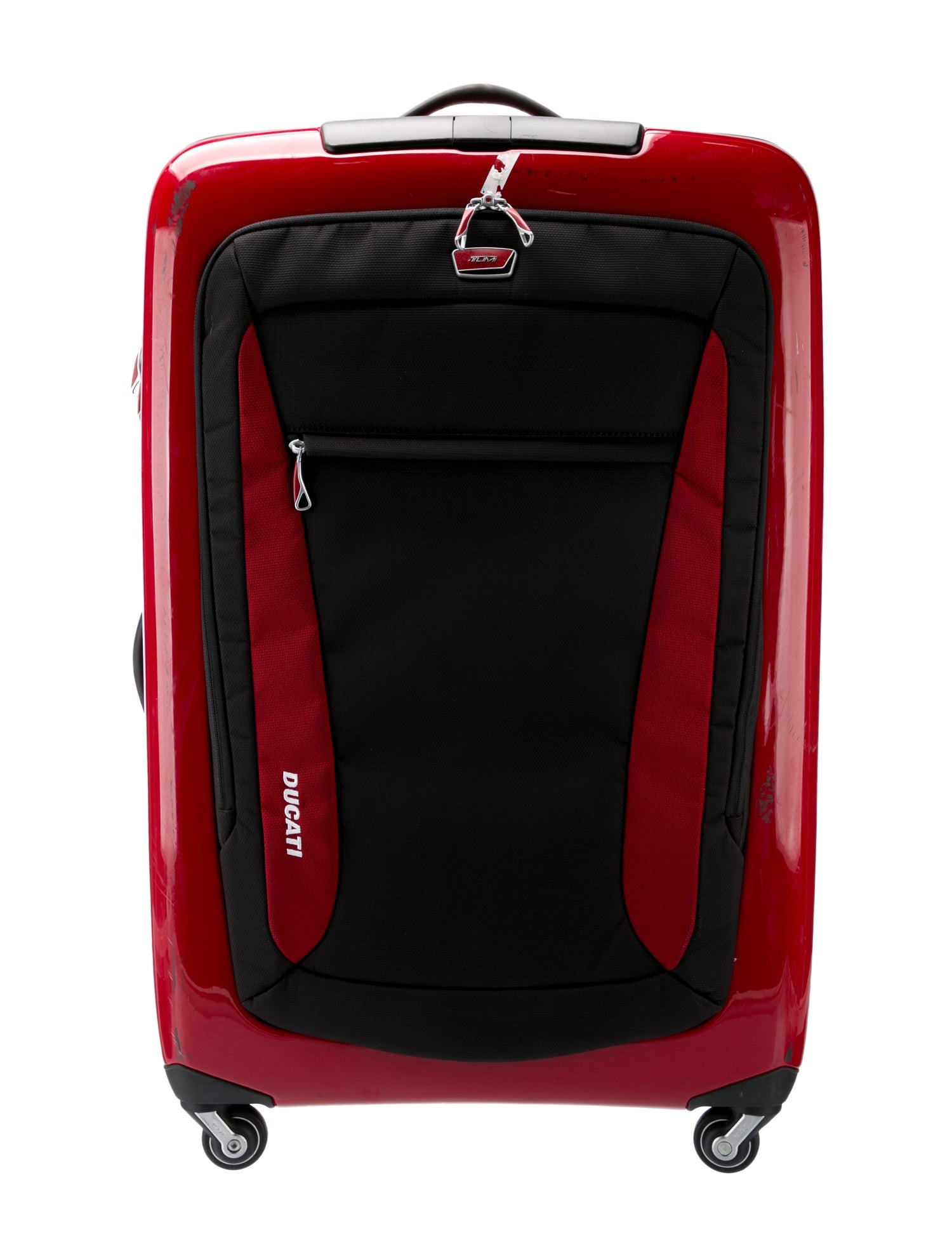 Tumi Acrylic Rolling Suitcase - Red Suitcases, Luggage - TMI57703 | The ...