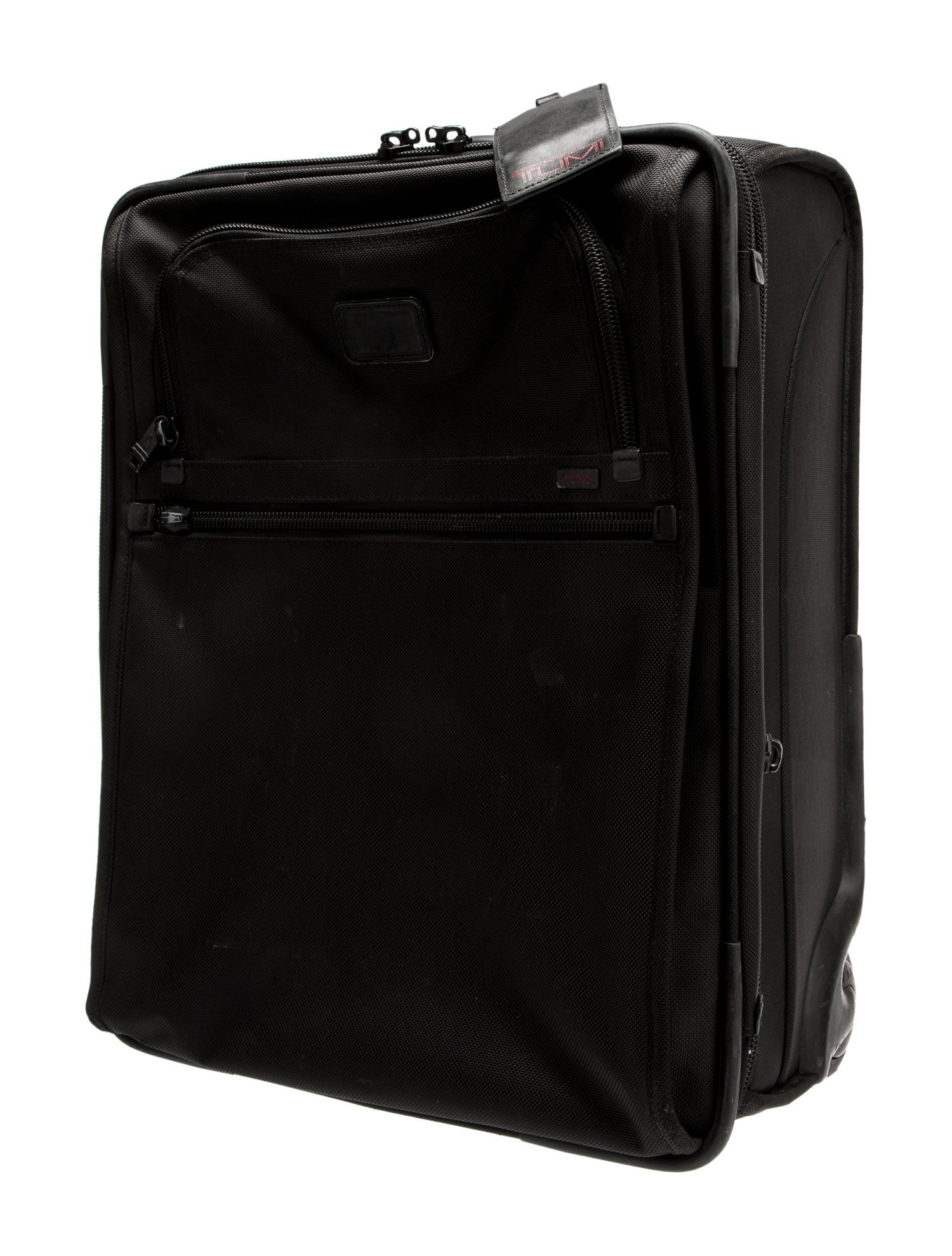 Tumi Alpha II Nylon Leather-Trimmed Suitcase - Grey Suitcases, Luggage ...