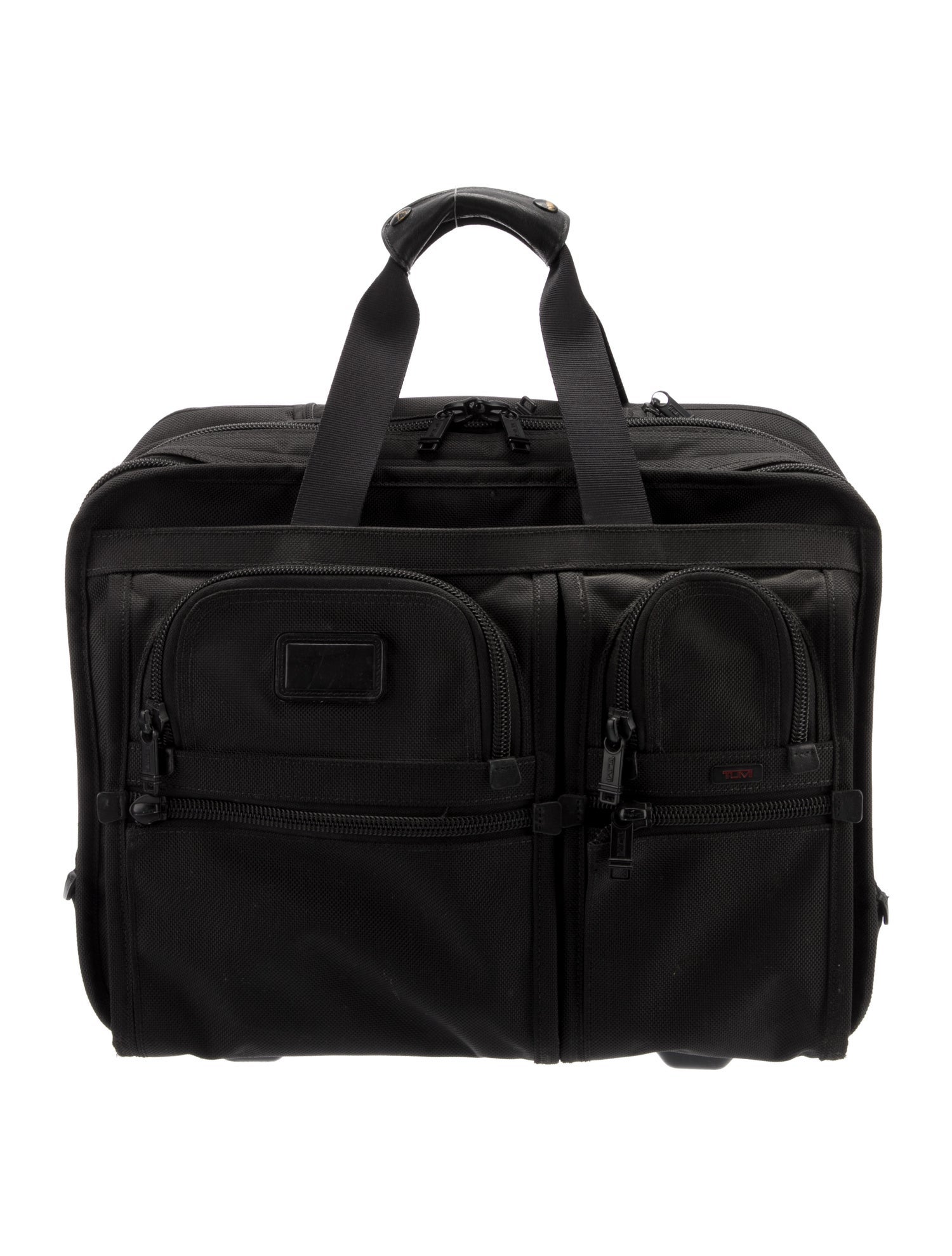Tumi Nylon Leather-Trimmed Carry On - Black Carry-Ons, Luggage ...
