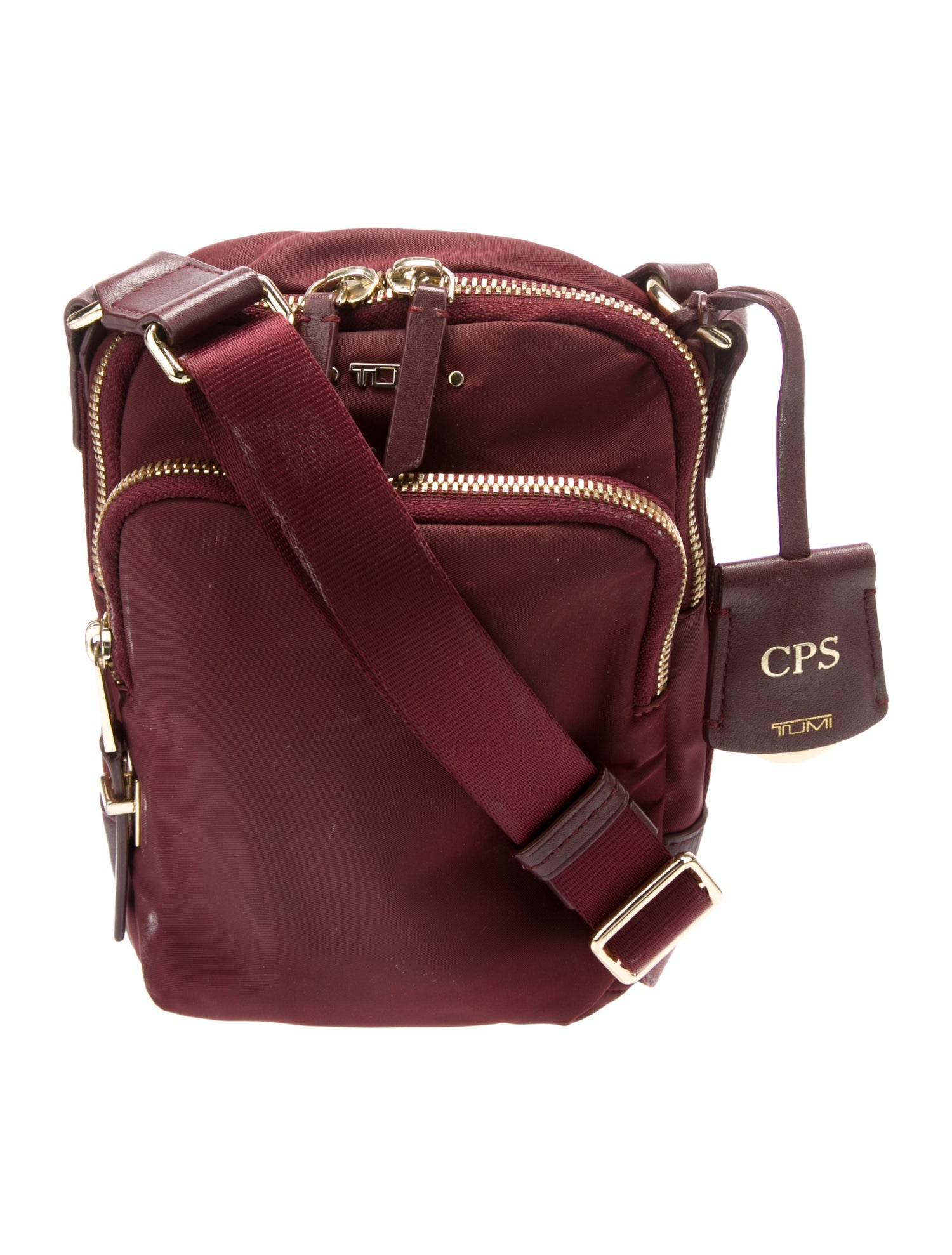 Tumi Crossbody Side Bag - Burgundy Crossbody Bags, Handbags - TMI58269 ...