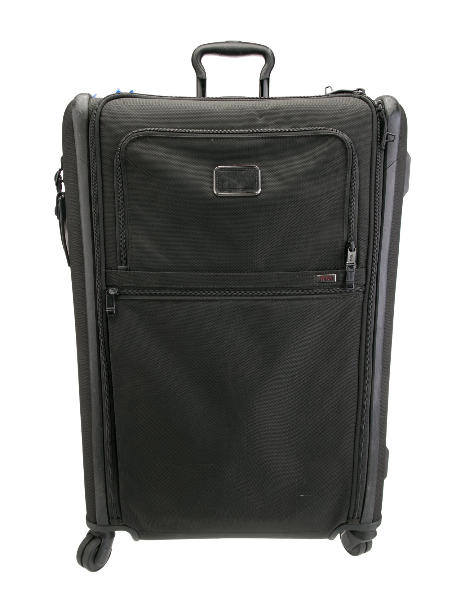 Tumi Nylon Leather-Trimmed Suitcase - Black Suitcases, Luggage ...