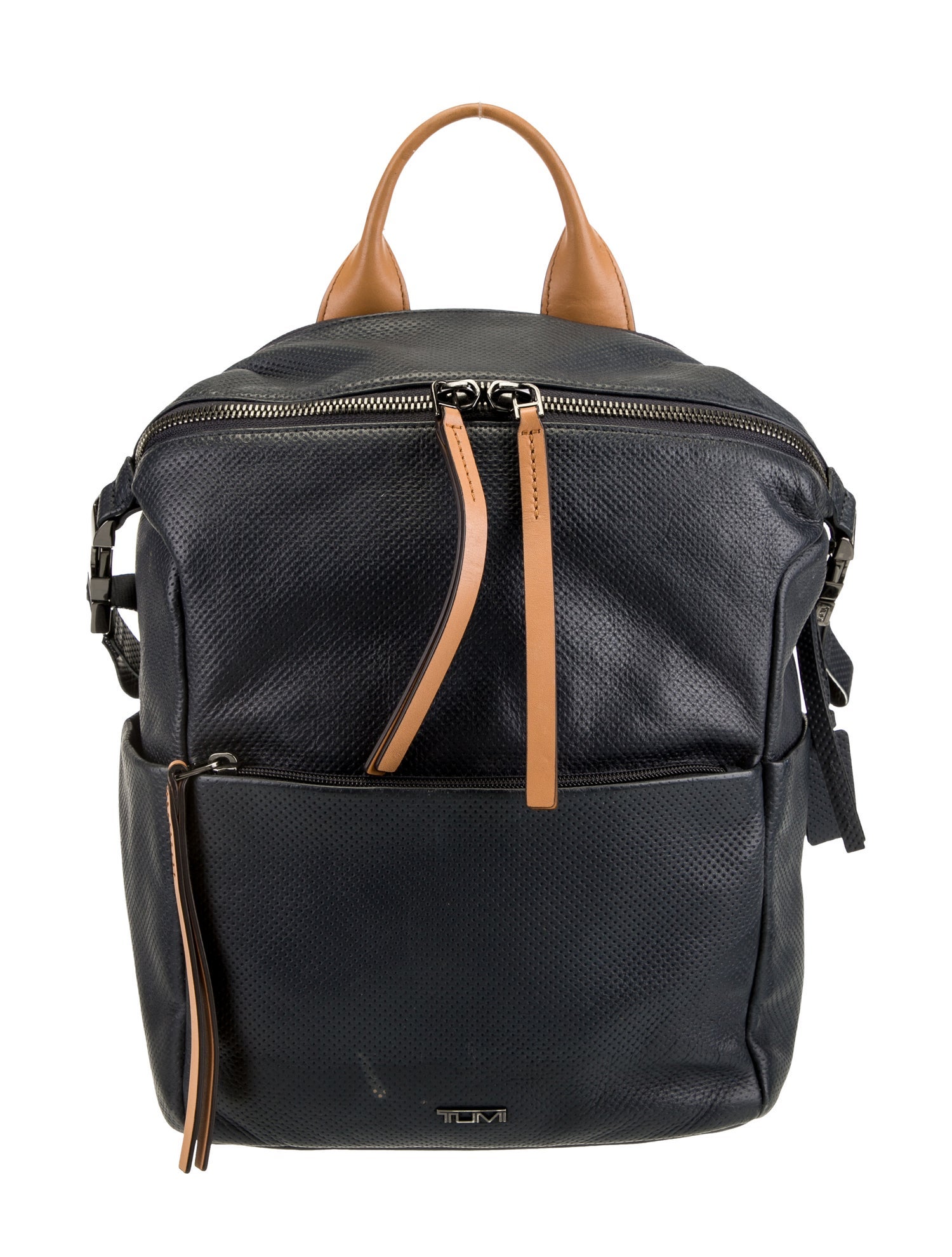 Tumi Leather Backpack - Blue Backpacks, Handbags - TMI60537 | The RealReal
