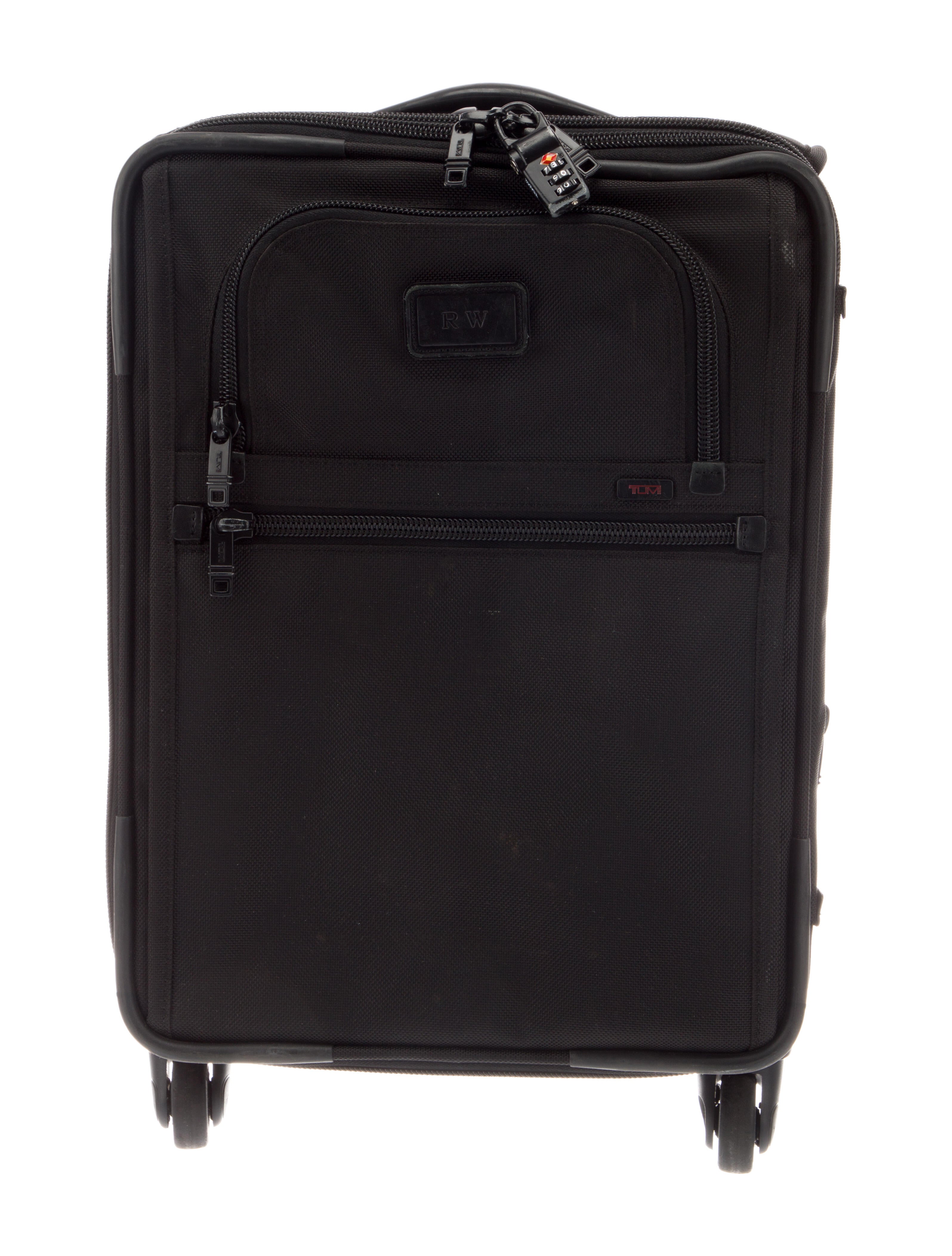 Tumi Canvas Rolling Suitcase - Black Suitcases, Luggage - TMI61028 ...