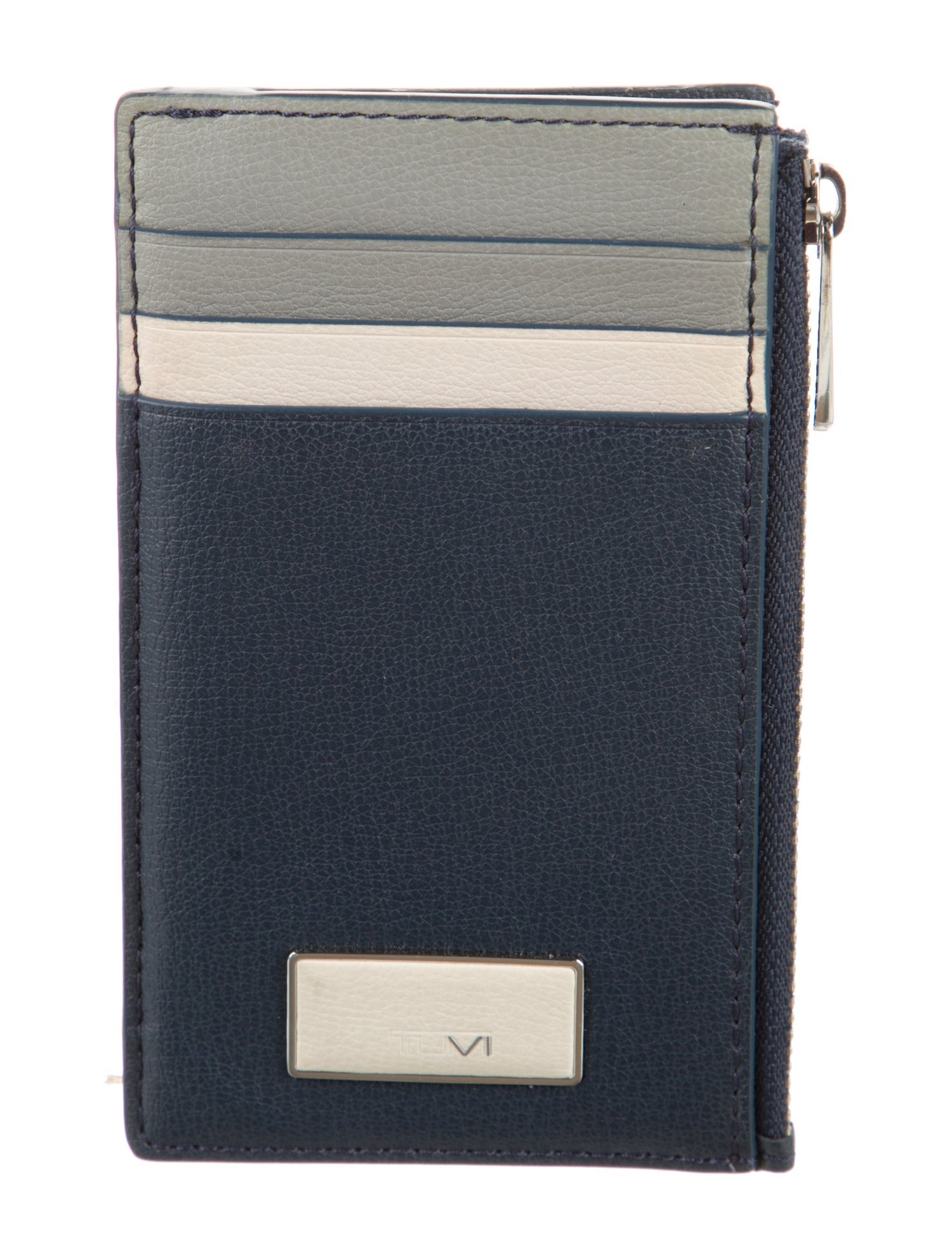Tumi Leather Colorblock Pattern Wallet - Blue Wallets, Accessories ...