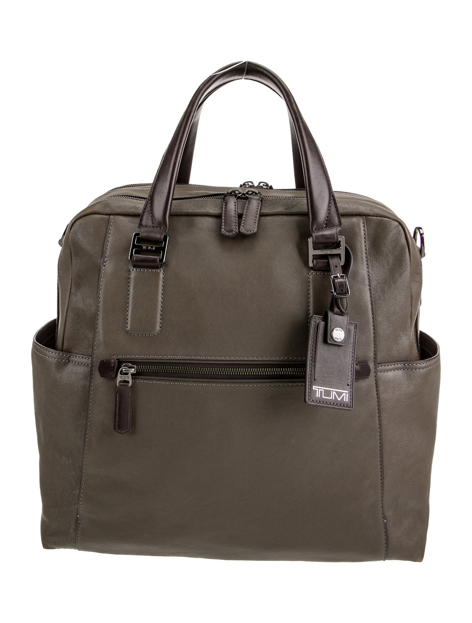 Tumi Leather Weekender Bag - Green Weekenders, Bags - TMI61344 | The ...