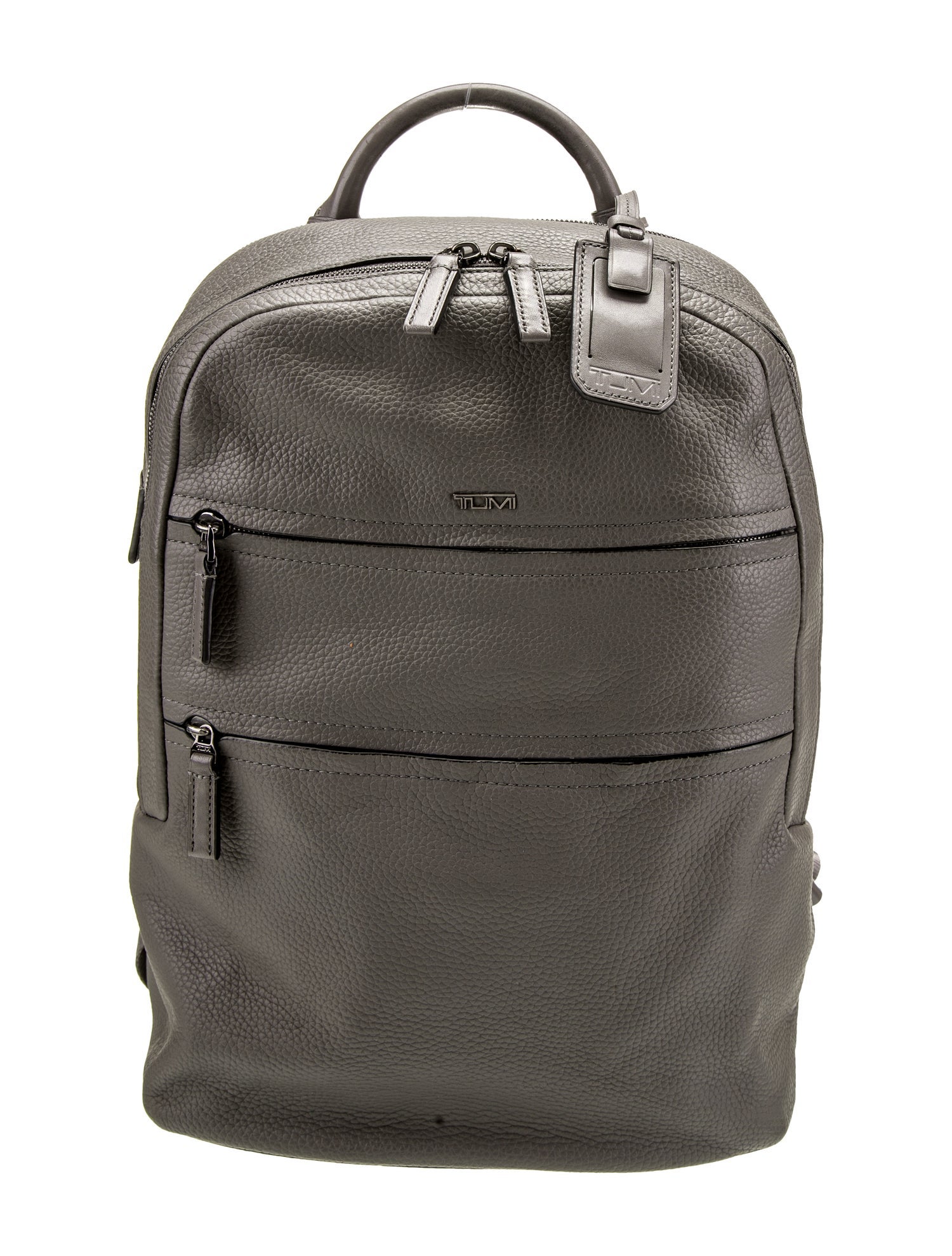 Tumi Leather Backpack - Grey Backpacks, Bags - TMI61445 | The RealReal