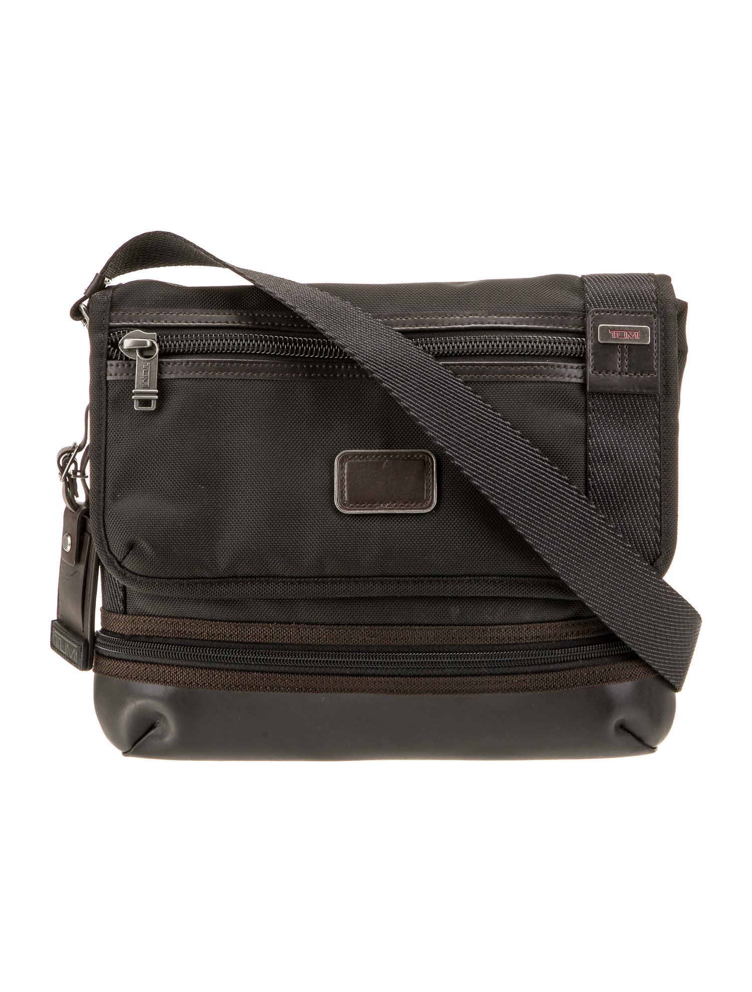 Tumi Nylon Messenger Bag - Brown Crossbody Bags, Handbags - TMI62436 ...