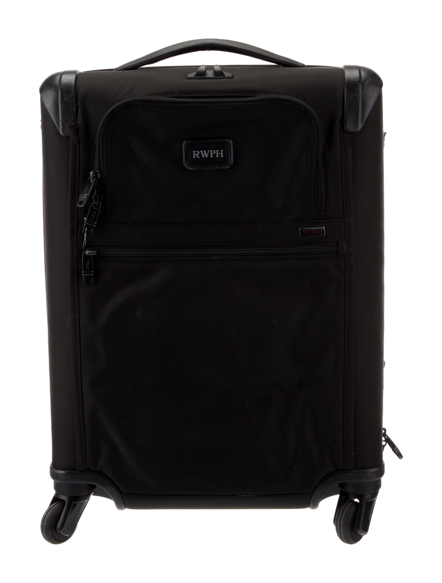 Tumi Nylon Leather-Trimmed Rolling Suitcase - Black Suitcases, Luggage ...