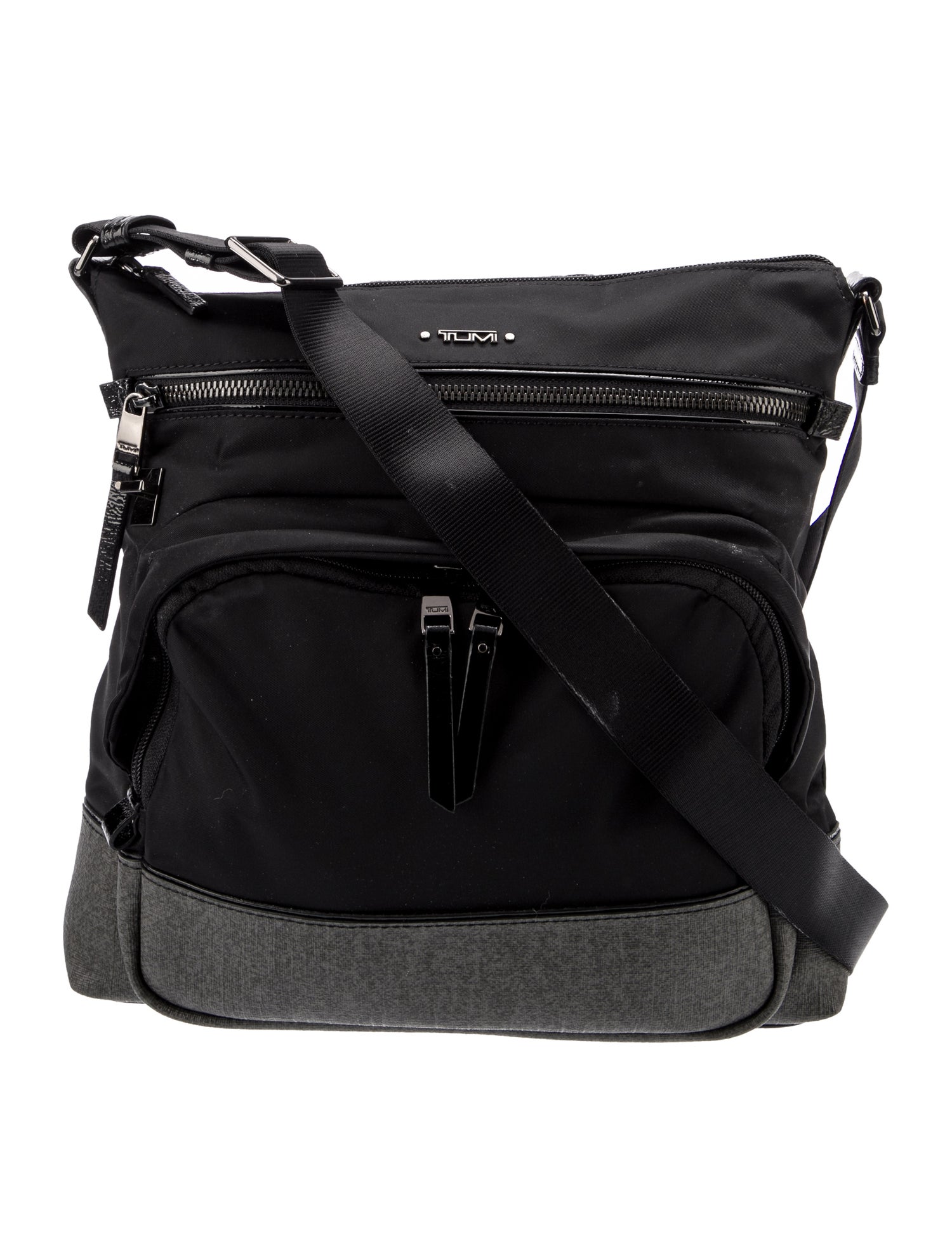 Tumi Nylon Messenger Bag - Black Crossbody Bags, Handbags - TMI62708 ...