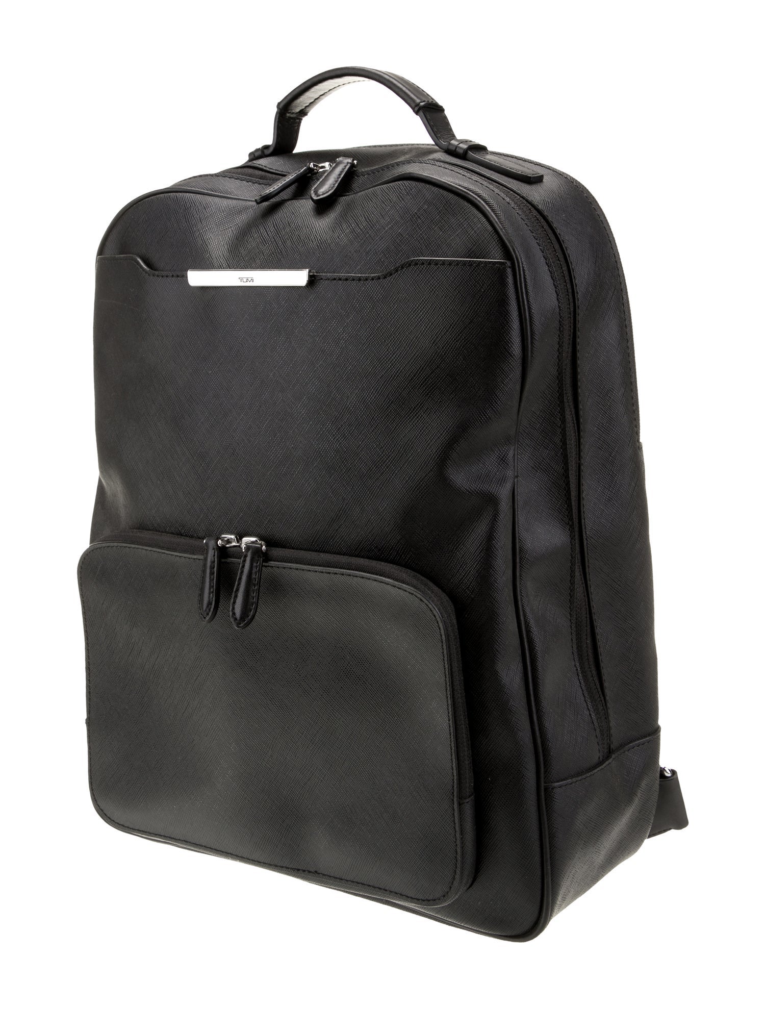 Tumi Saffiano Leather Backpack - Black Backpacks, Bags - TMI63098 | The ...