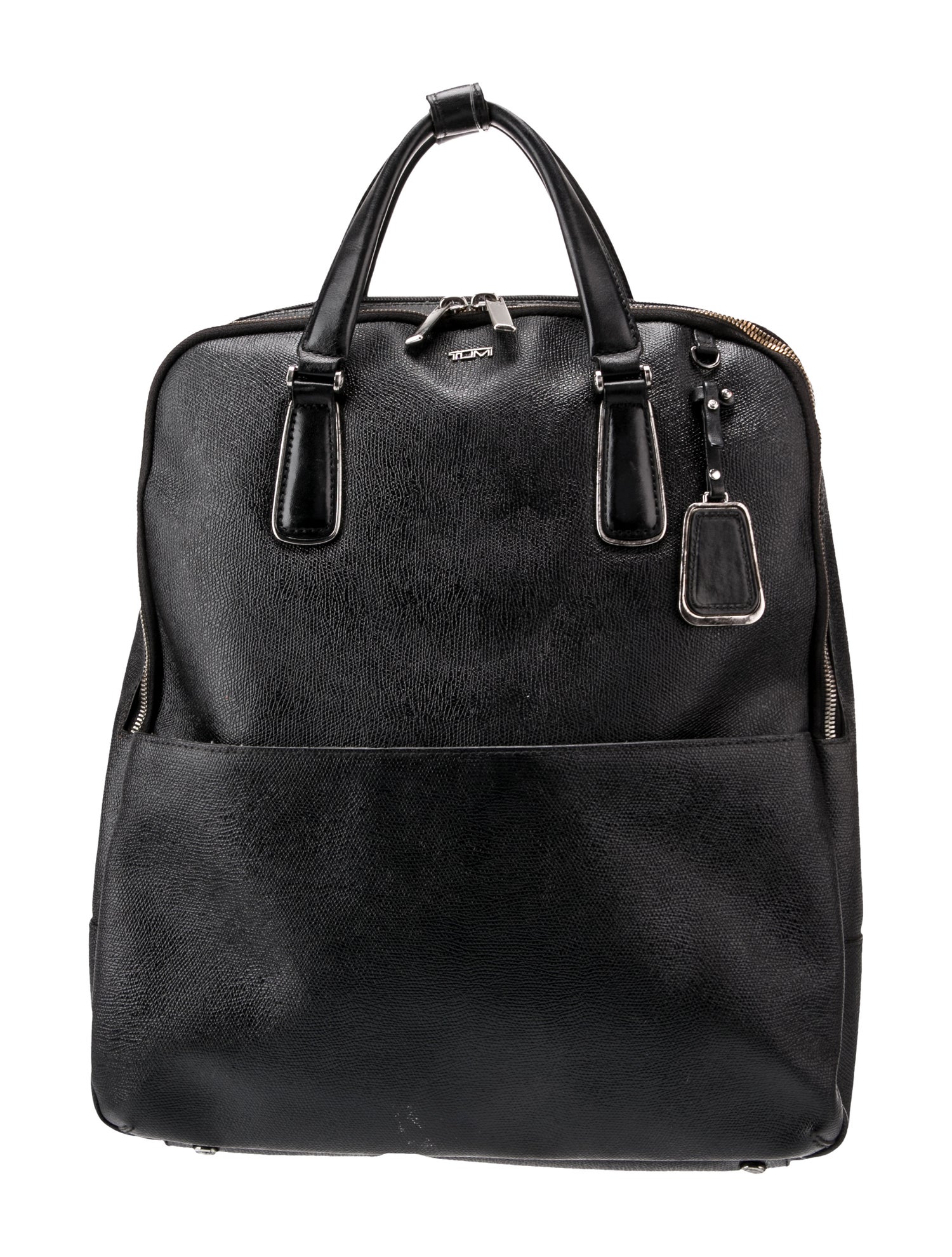 Tumi Leather Backpack - Black Backpacks, Handbags - TMI64381 | The RealReal