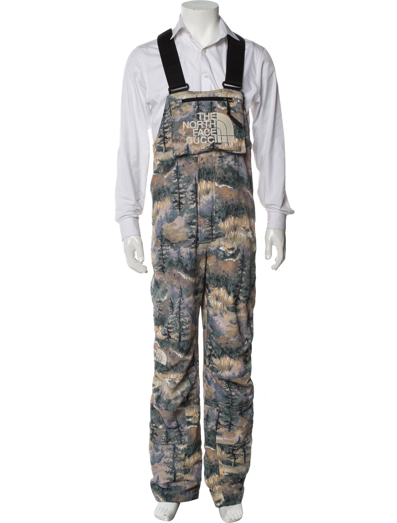 The North Face x Gucci 2021 Overalls w/ Tags - Grey Jeans, Clothing ...