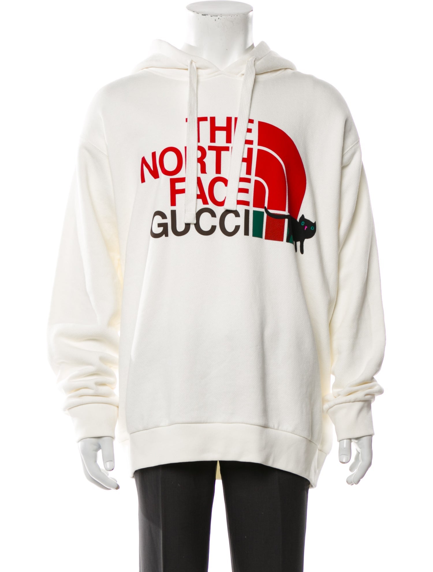 The North Face x Gucci 2021 Web Accent Hoodie - Neutrals Sweatshirts ...