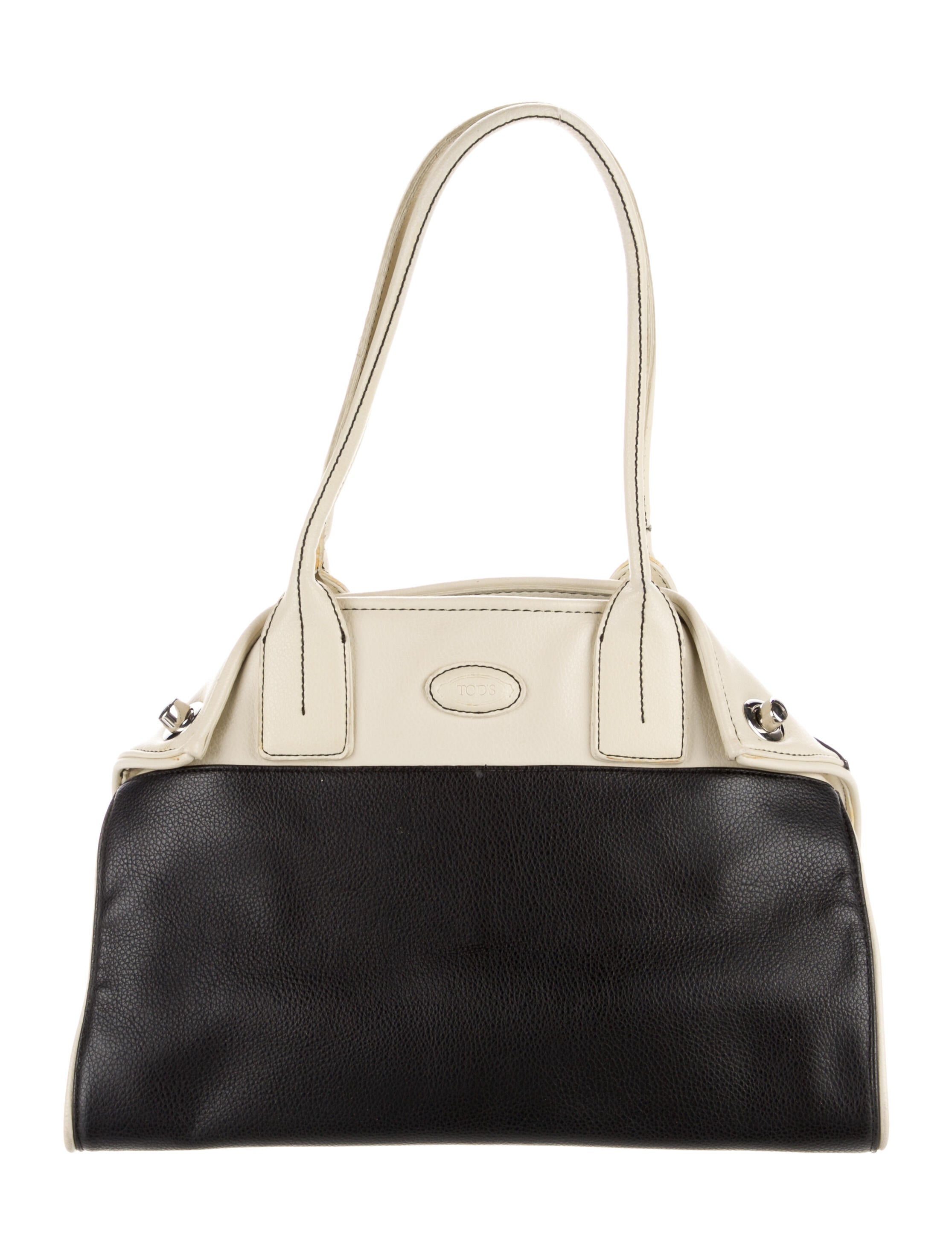 Tod's Leather-Trimmed Nylon Tote - Black Totes, Handbags - TOD42798 ...