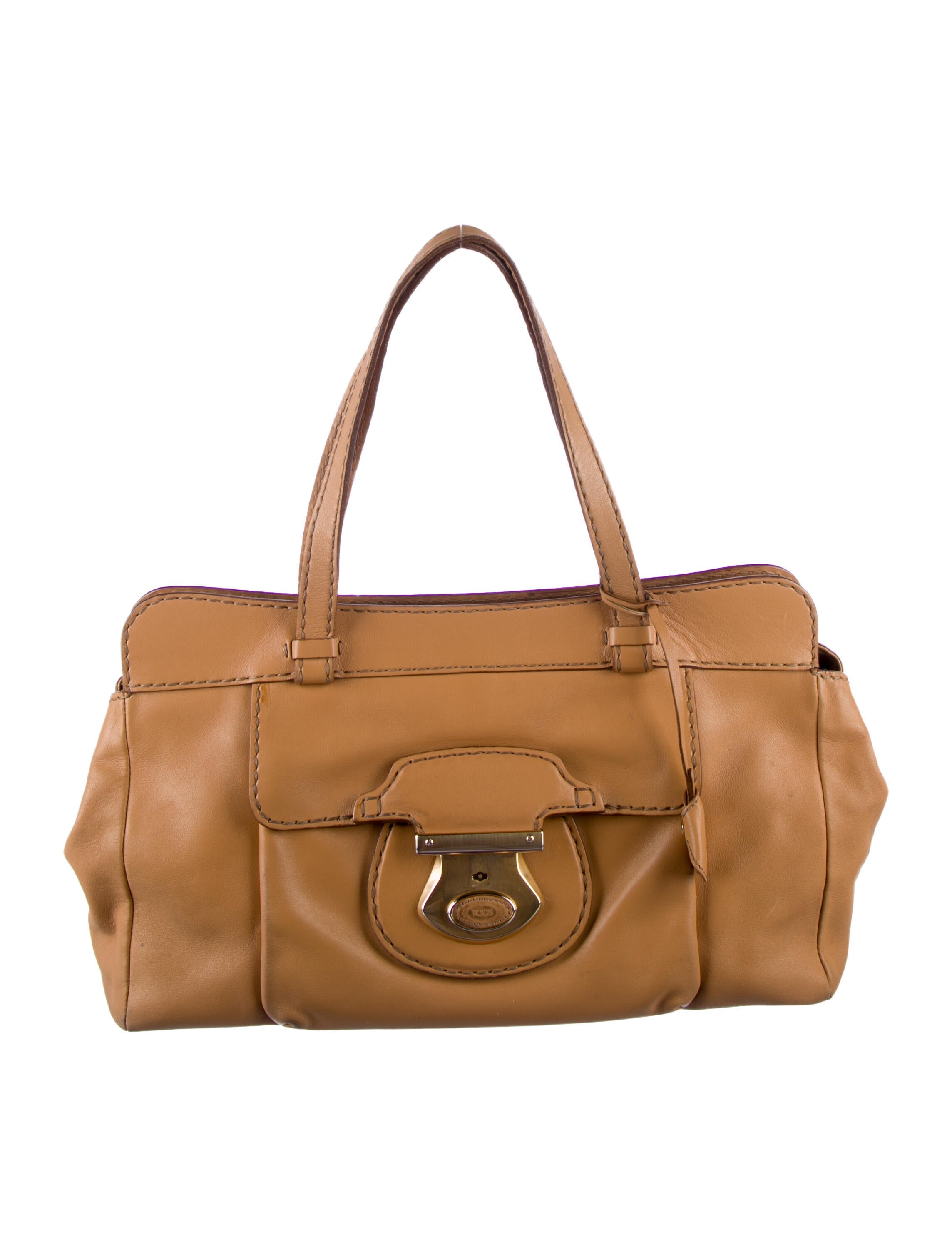 Tod's Leather Shoulder Bag - Neutrals Shoulder Bags, Handbags ...