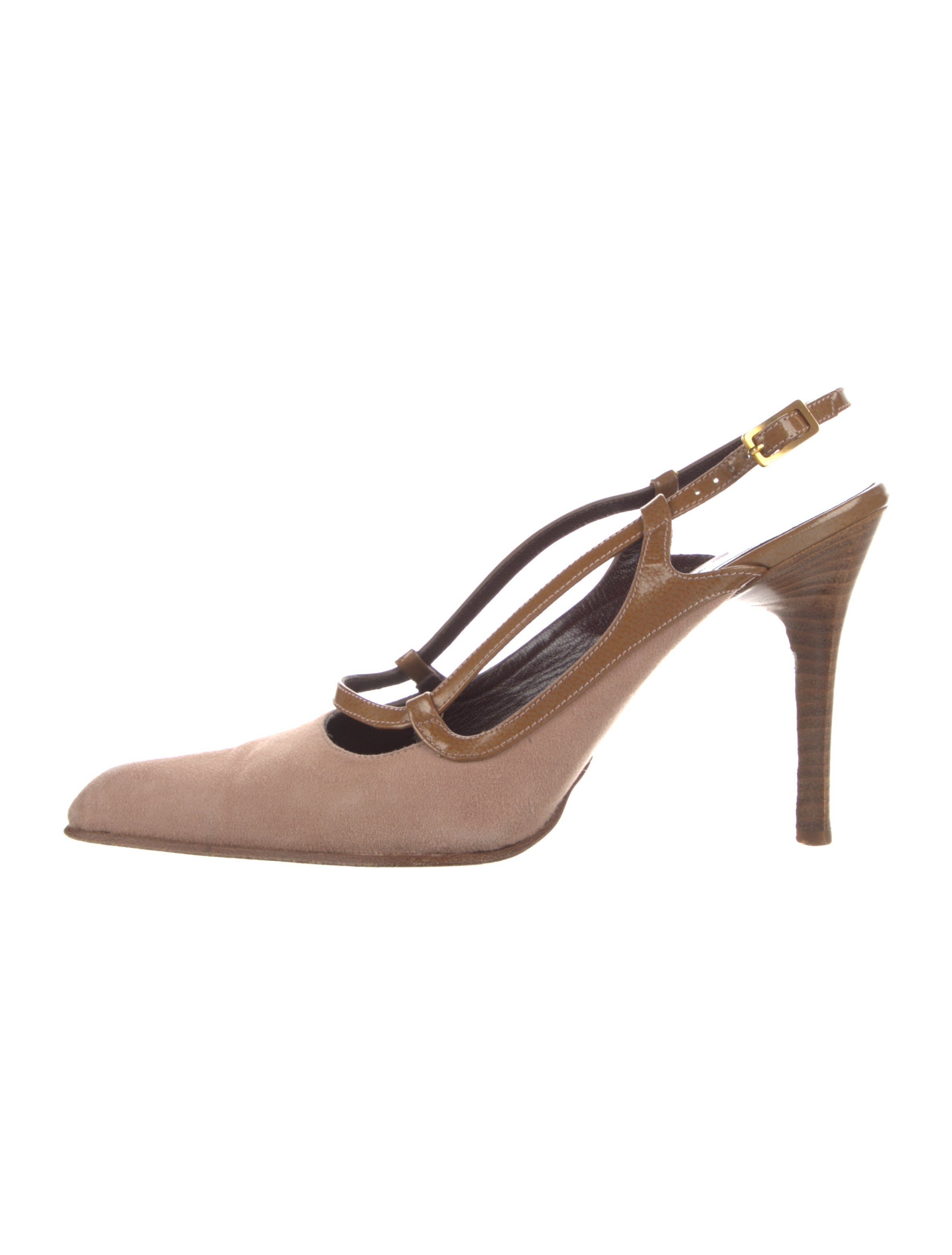 Tod's Suede Slingback Pumps - Pink Pumps, Shoes - TOD132292 | The RealReal