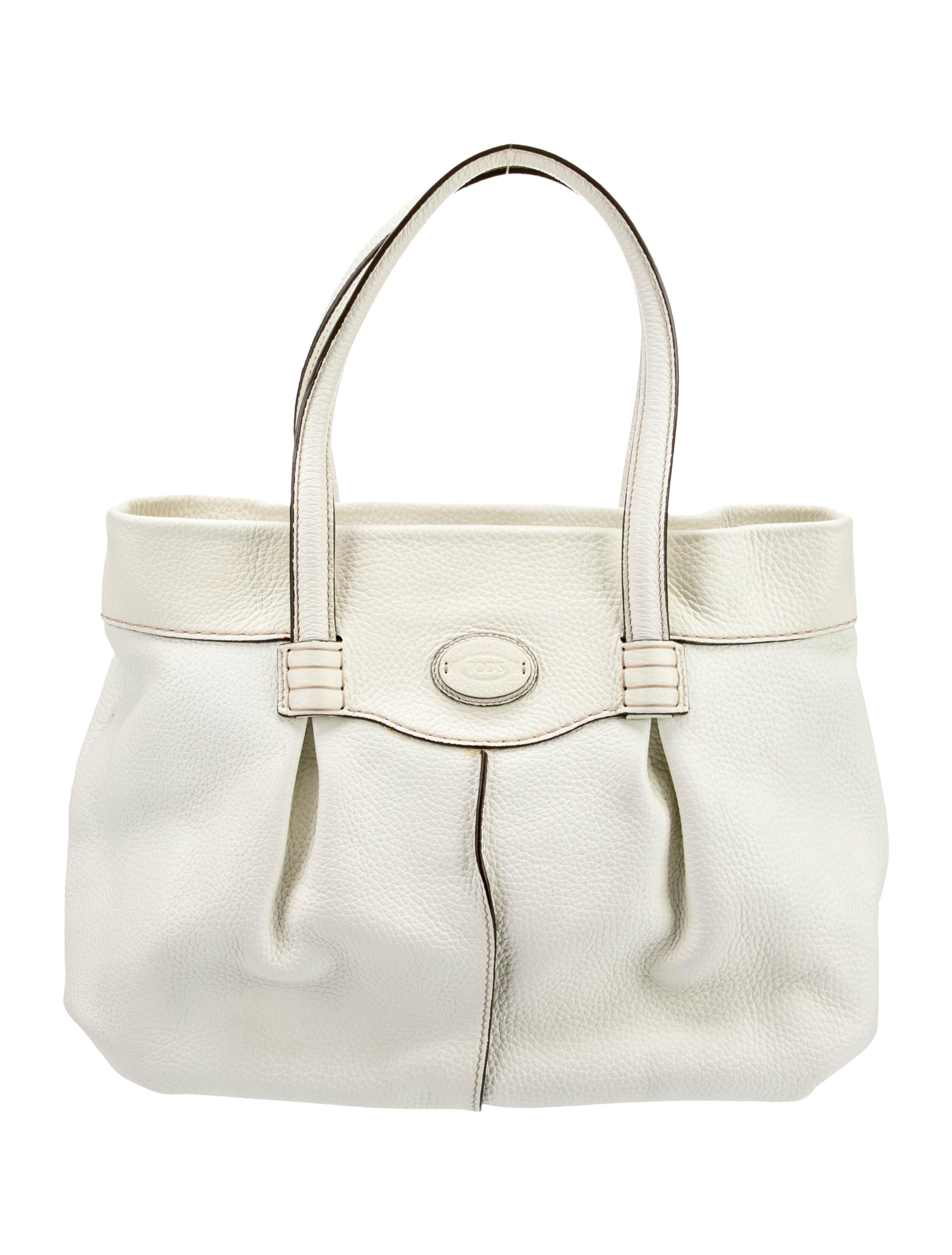 Tod's Leather Shoulder Bag - Neutrals Shoulder Bags, Handbags ...