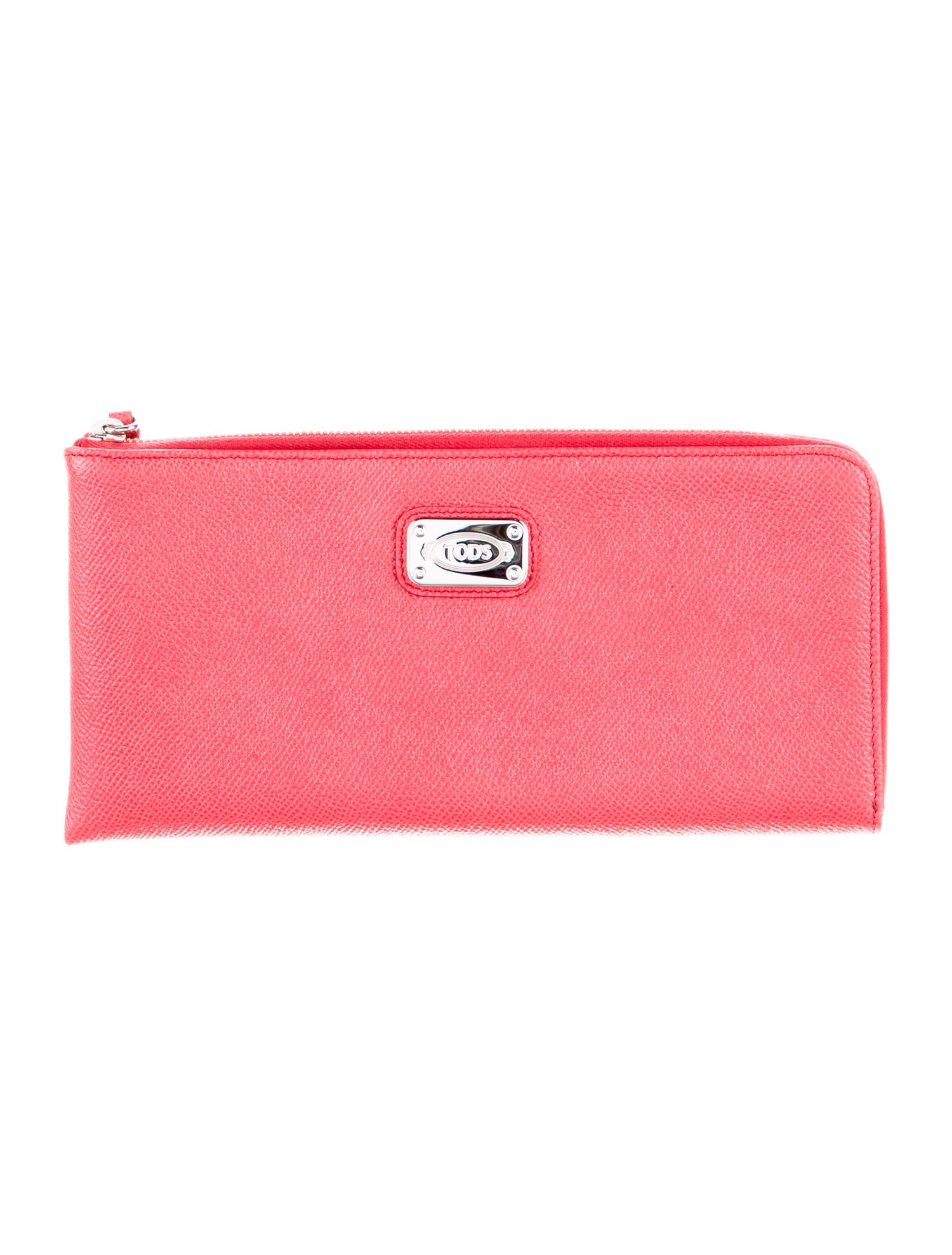 Tod's Leather Continental Wallet w/ Tags - Red Wallets, Accessories ...