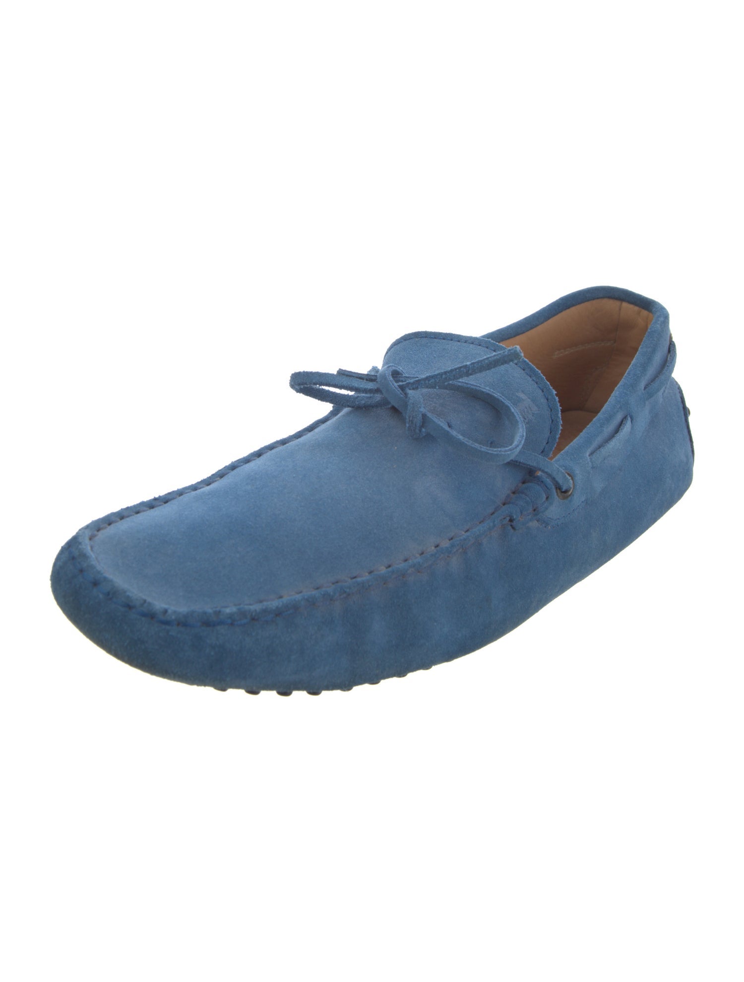 Tod's Suede Drivers - Blue Loafers, Shoes - TOD143135 | The RealReal