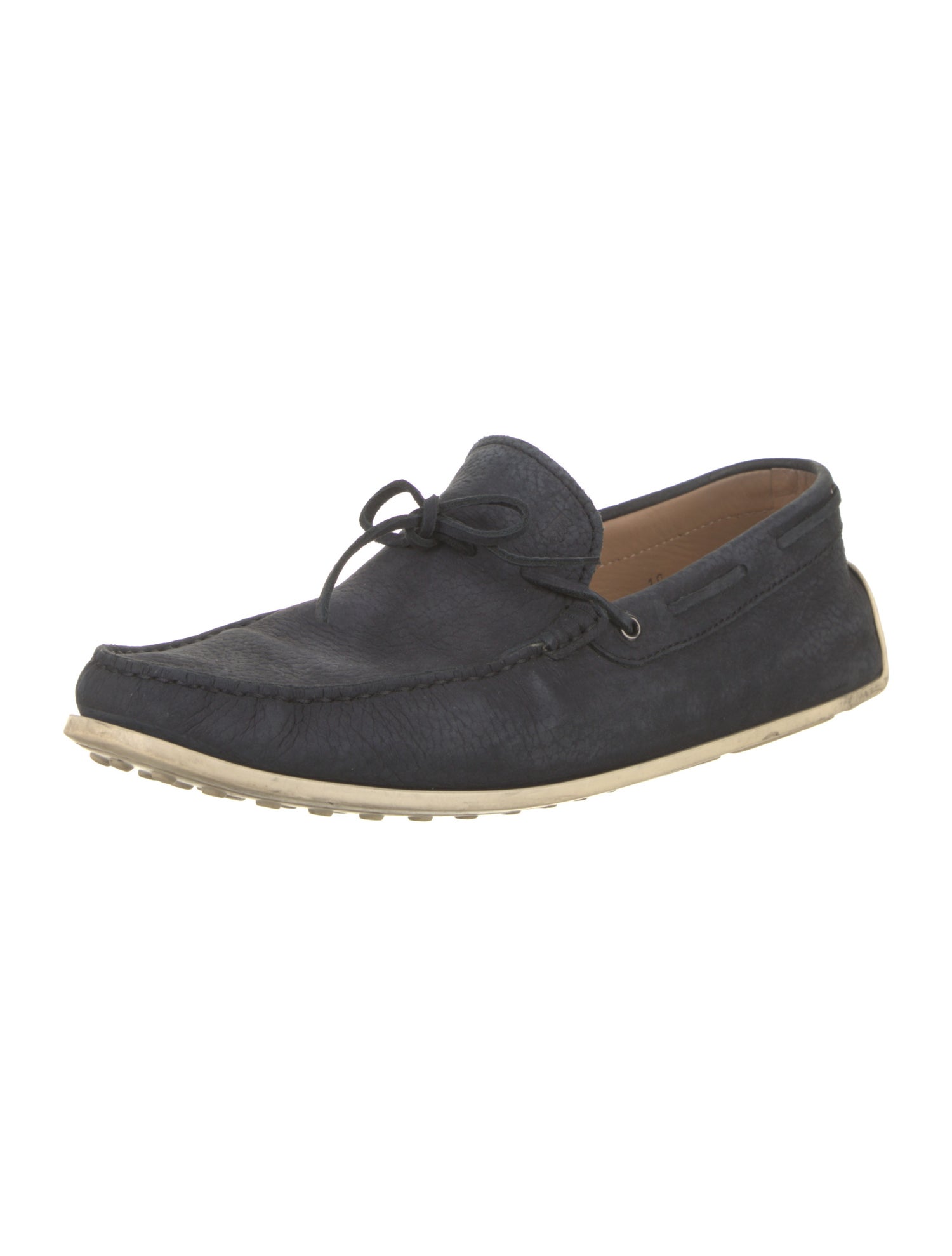 Tod's Suede Drivers - Blue Loafers, Shoes - TOD147725 | The RealReal