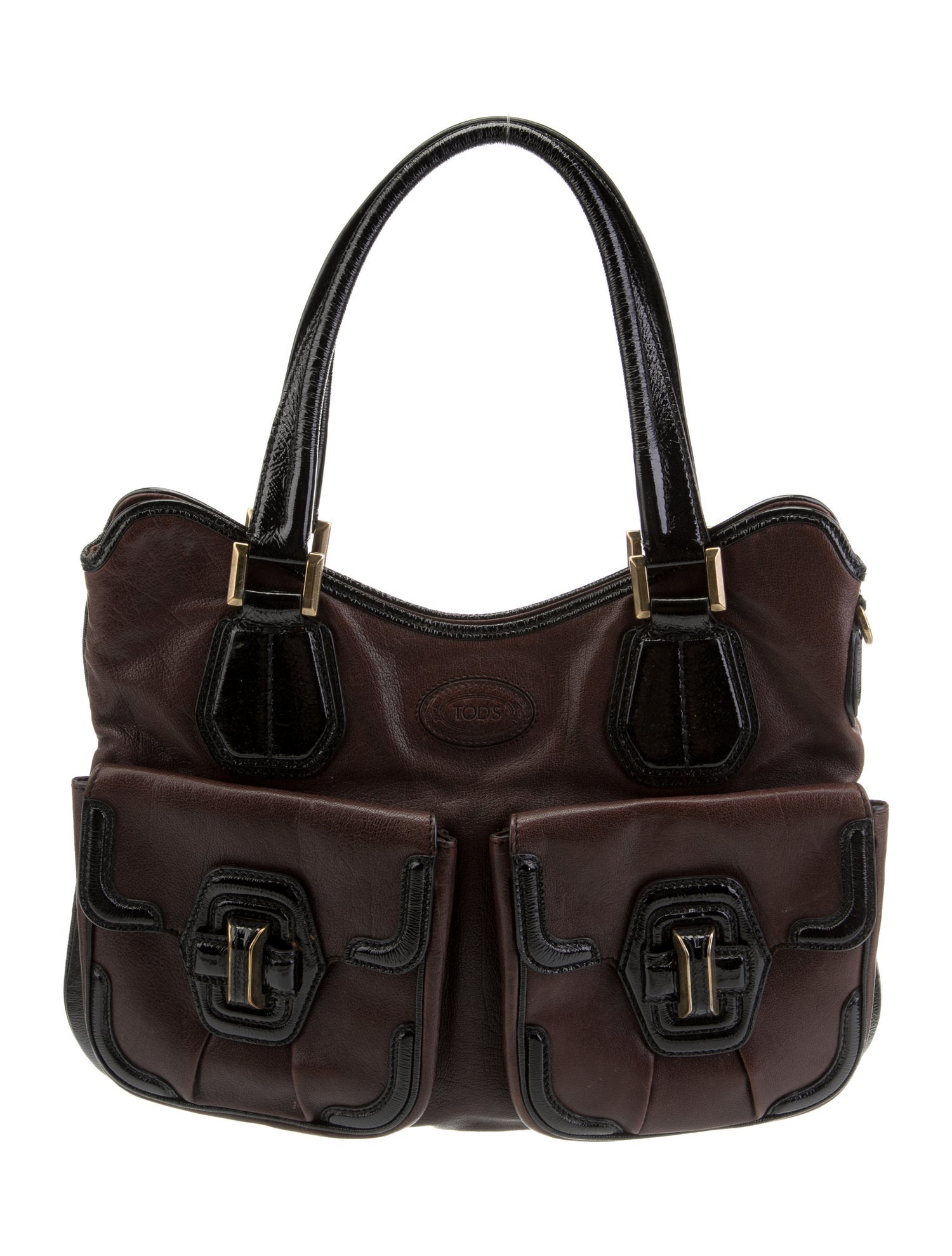Tod's Leather Shoulder Bag - Brown Shoulder Bags, Handbags - TOD148172 ...