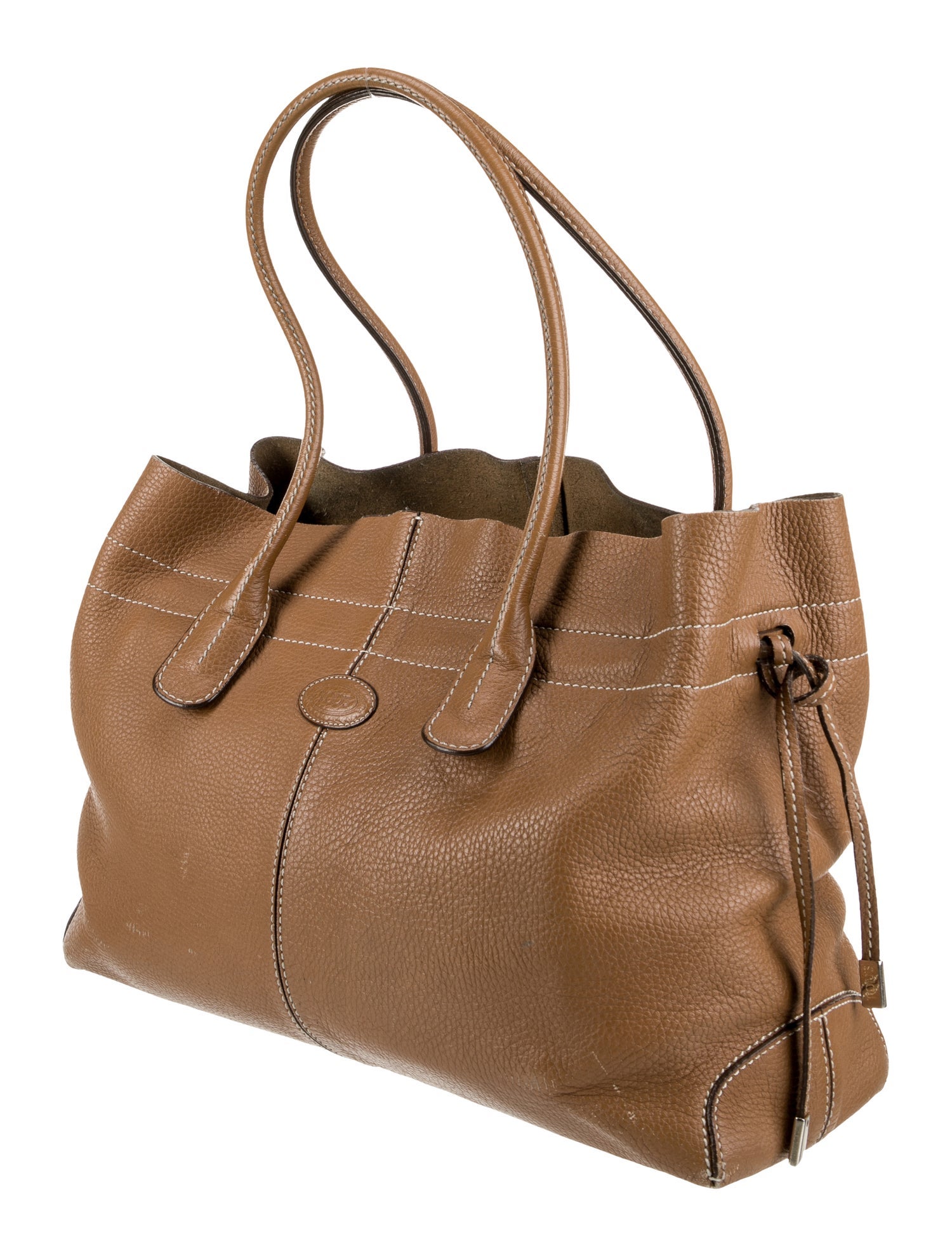 Tod's Leather Tote - Neutrals Totes, Handbags - TOD162532 | The RealReal