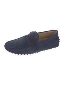 Jimmy Choo Suede Drivers - Blue Loafers, Shoes - JIM407720 | The RealReal